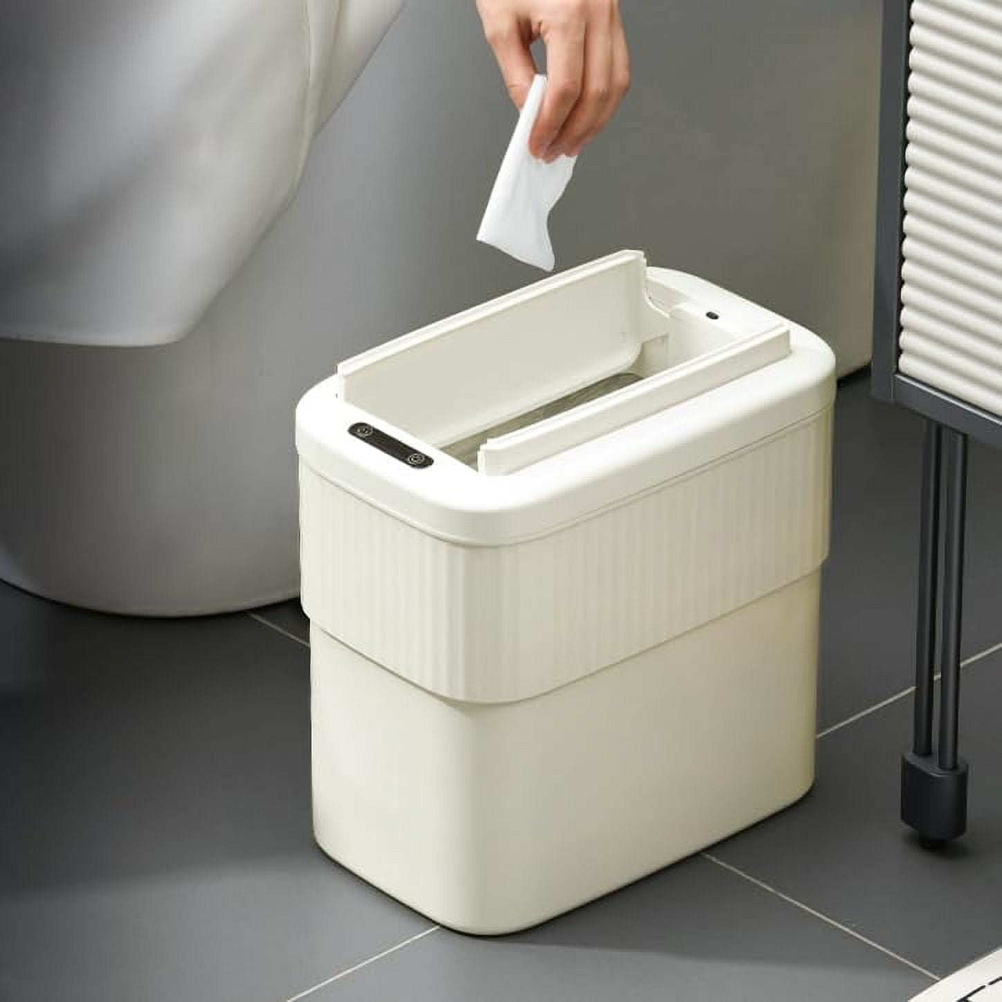 Sensor Trash Can with Automatic Lid 3 Gallon,Hanging Motion Sensor ...