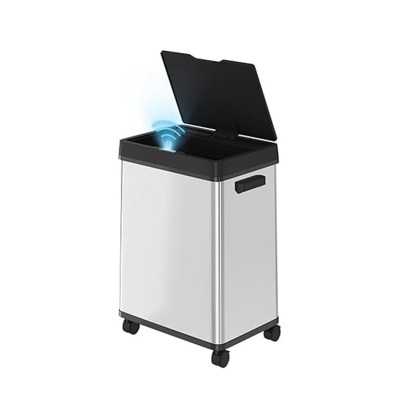 Sensor Trash Can, Automatic Touchless 13 Gallon, Stainless Steel ...