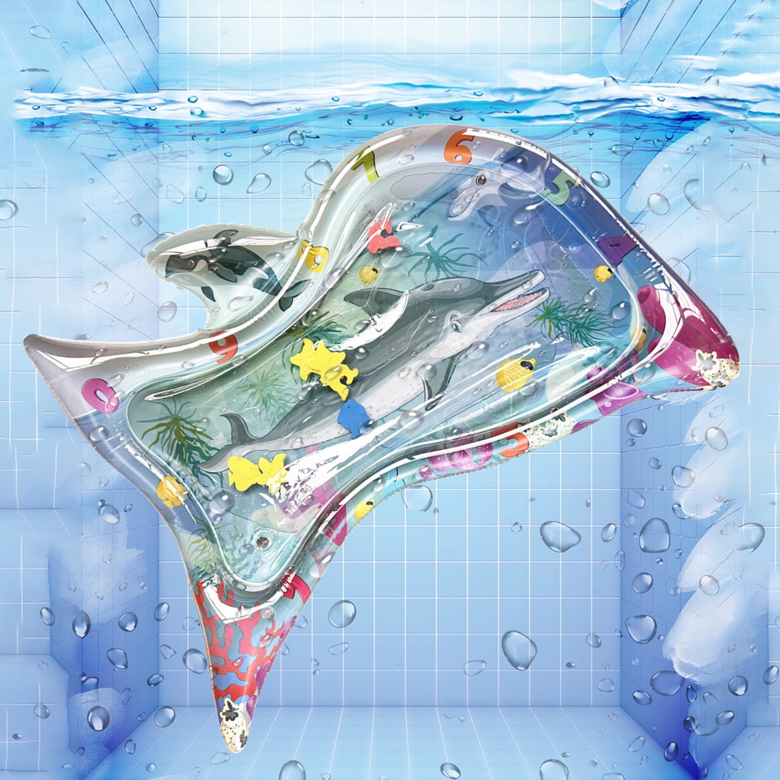 Sensor Water Playmat Cat Dog Sensory Mats Feeling Cool and Comfortable ...