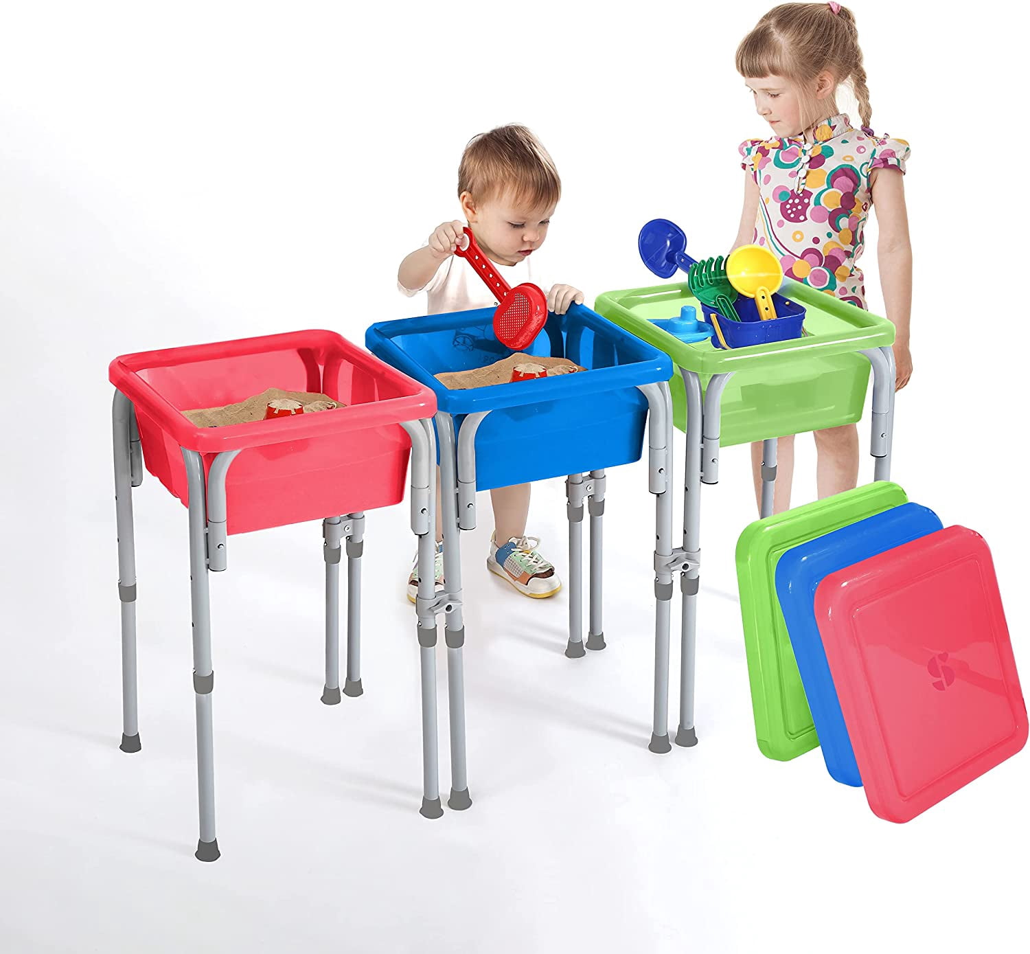 Sensory Activity Table for Kids and Toddlers -with Plastic Buckets and ...