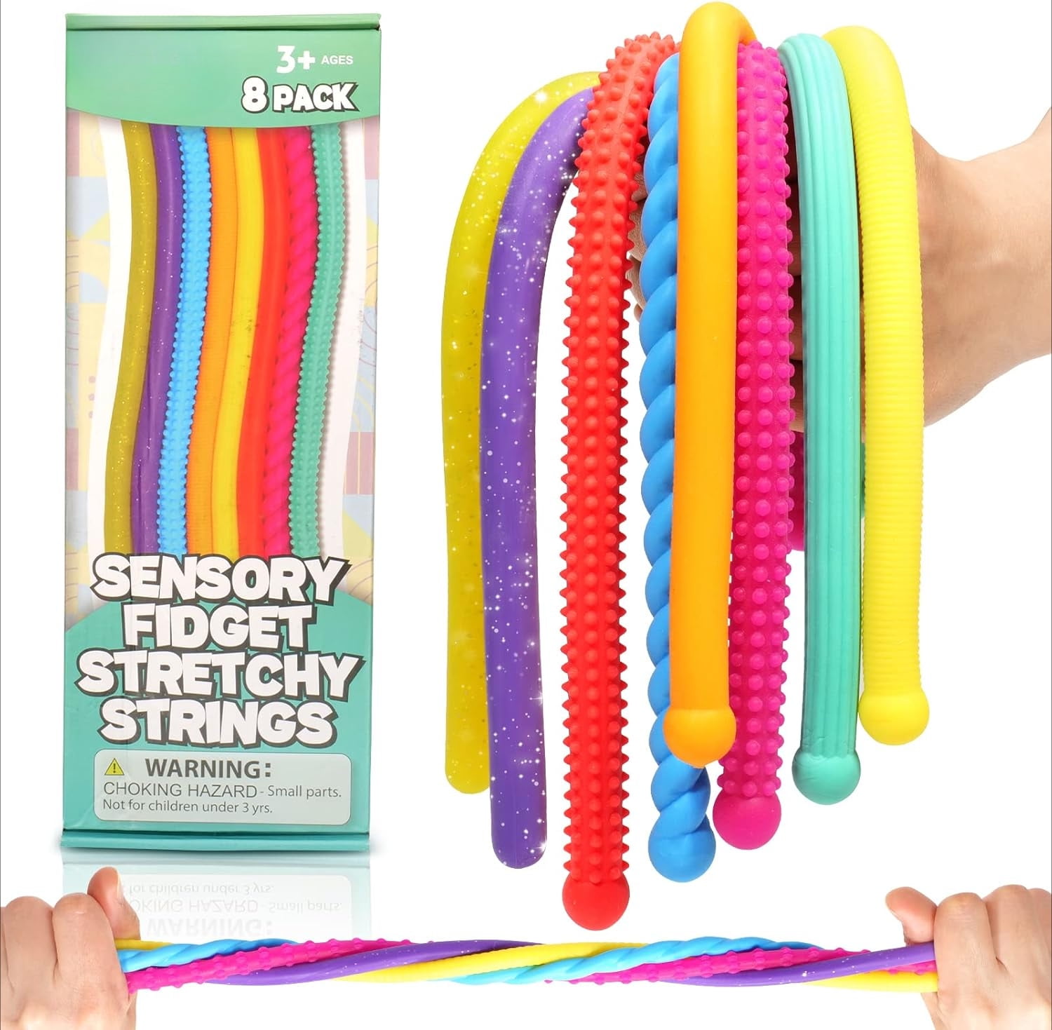 Sensory Autism Toys for Kids - Textured Stretchy Sensory Fidget Toys for Stress, Anxiety ...