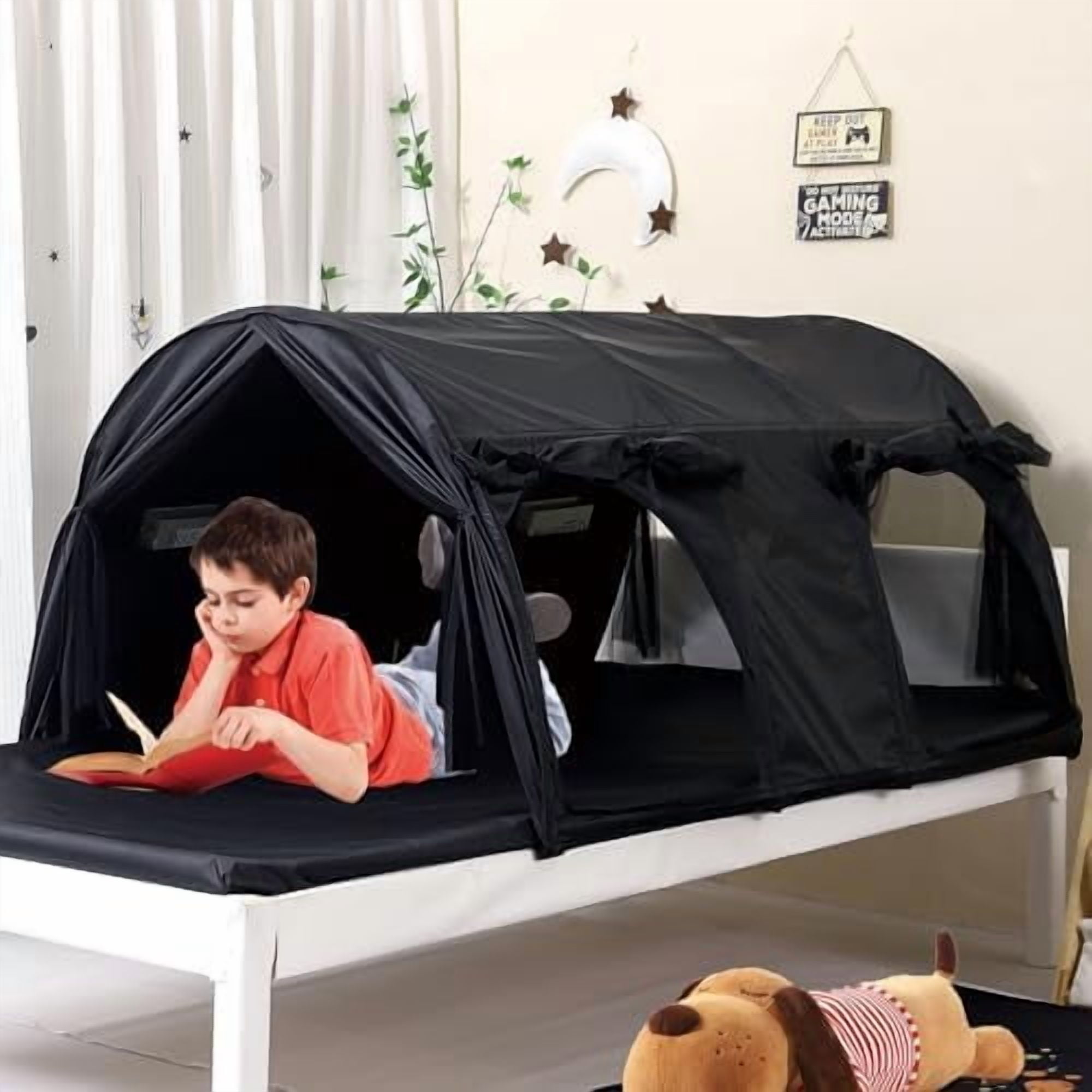 Sensory Bed Tent for Kids, Black-Out Bed Tent for Children with Autism ...