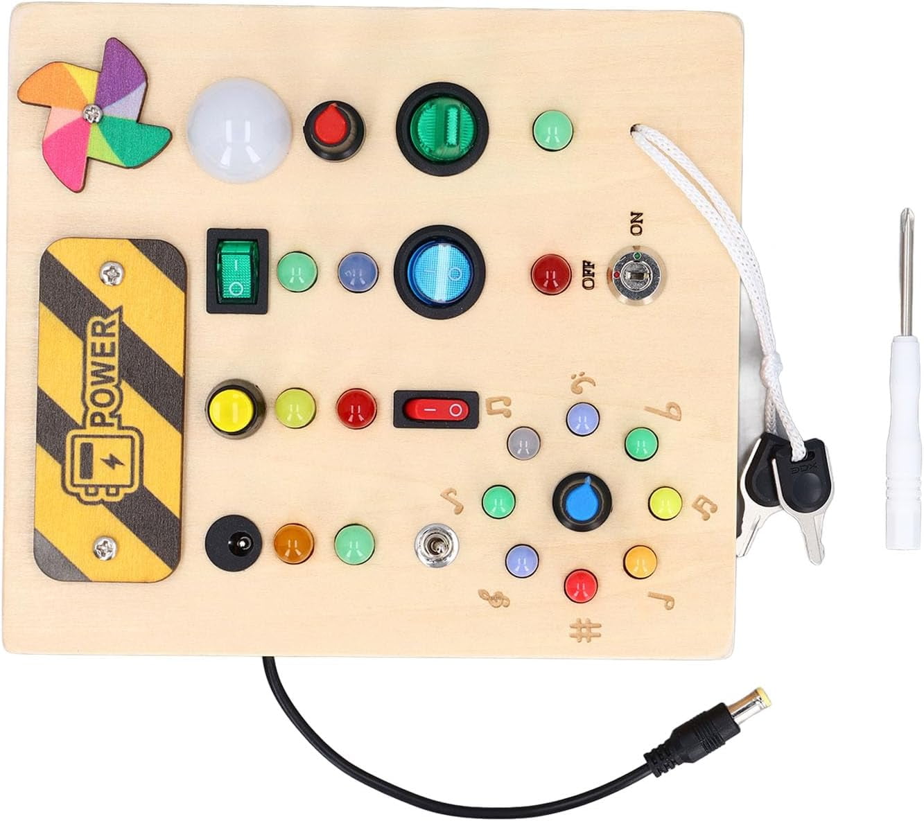 Sensory Board,Light Sensory Board Learning Windmill Pattern Hand Eye ...