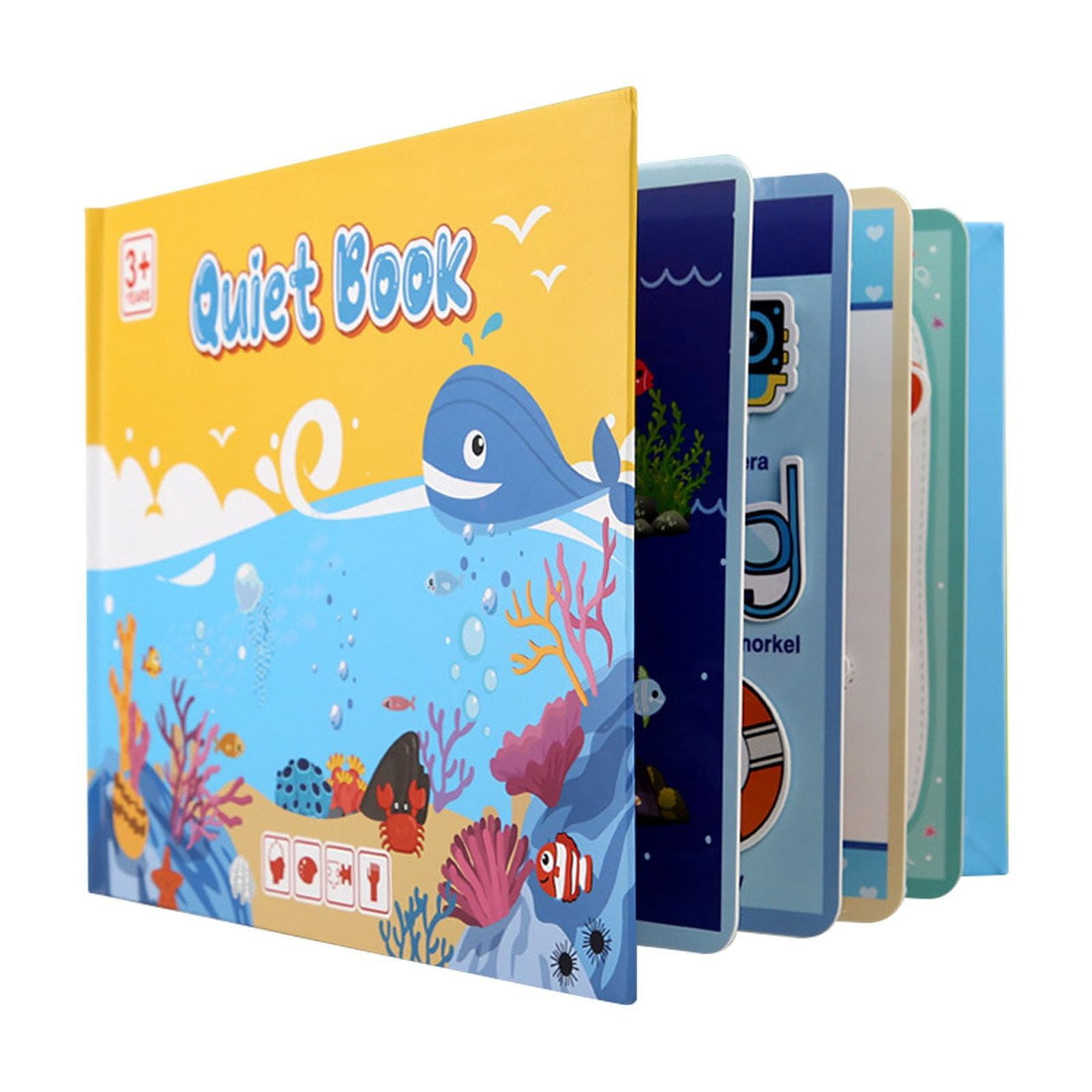Sensory Book Sensory Book Keep Kids Off Devices Toddler Quiet Busy Book ...