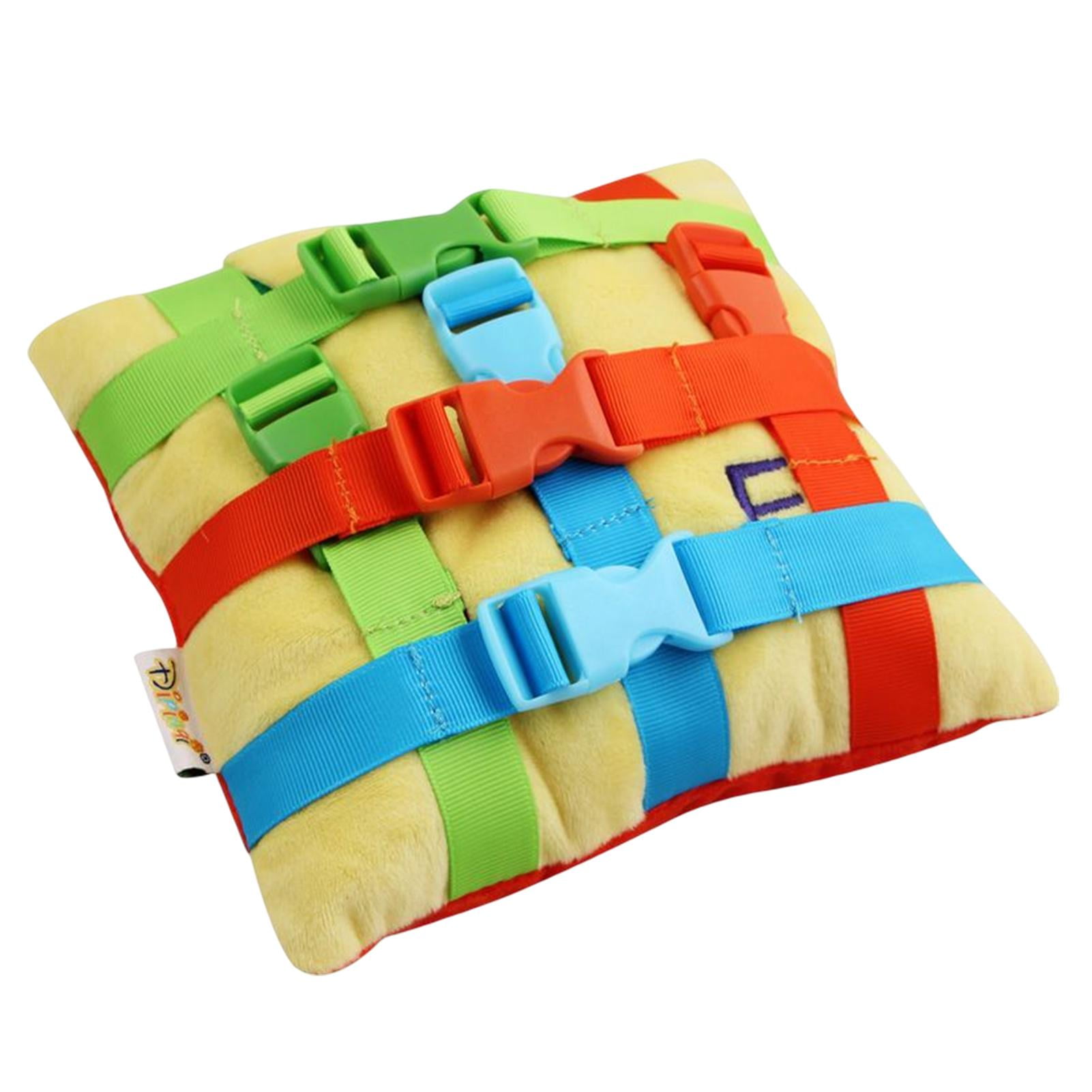 Sensory Buckle Pillow | Buckle Plush Doll | Learning Activity Toys ...