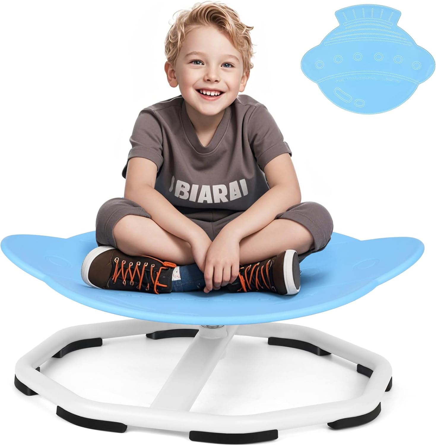 Sensory Chair for Kids, Spinning Chair for Autistic Kids, Kids Swivel ...