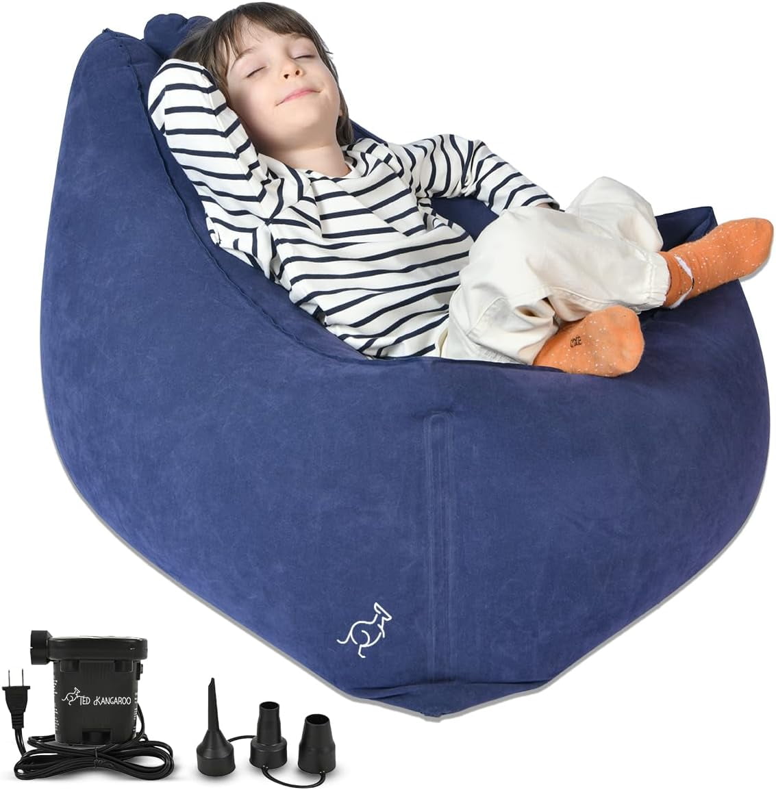 Sensory Chair for Kids – Inflatable Peapod Calming Chair with Electric ...