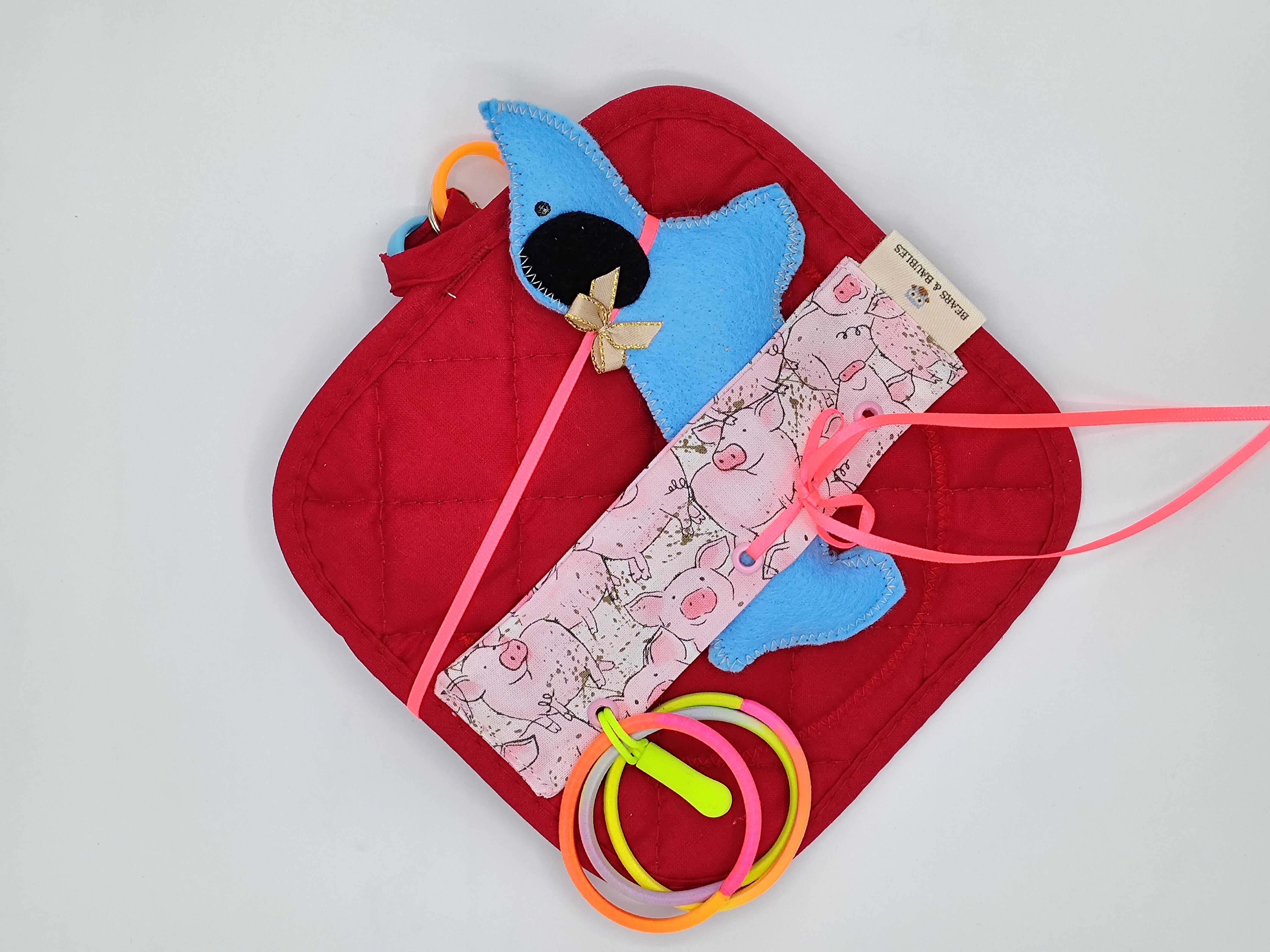 Sensory Fidget Mat-clips on backpack or purse, wheelchair - Walmart.com