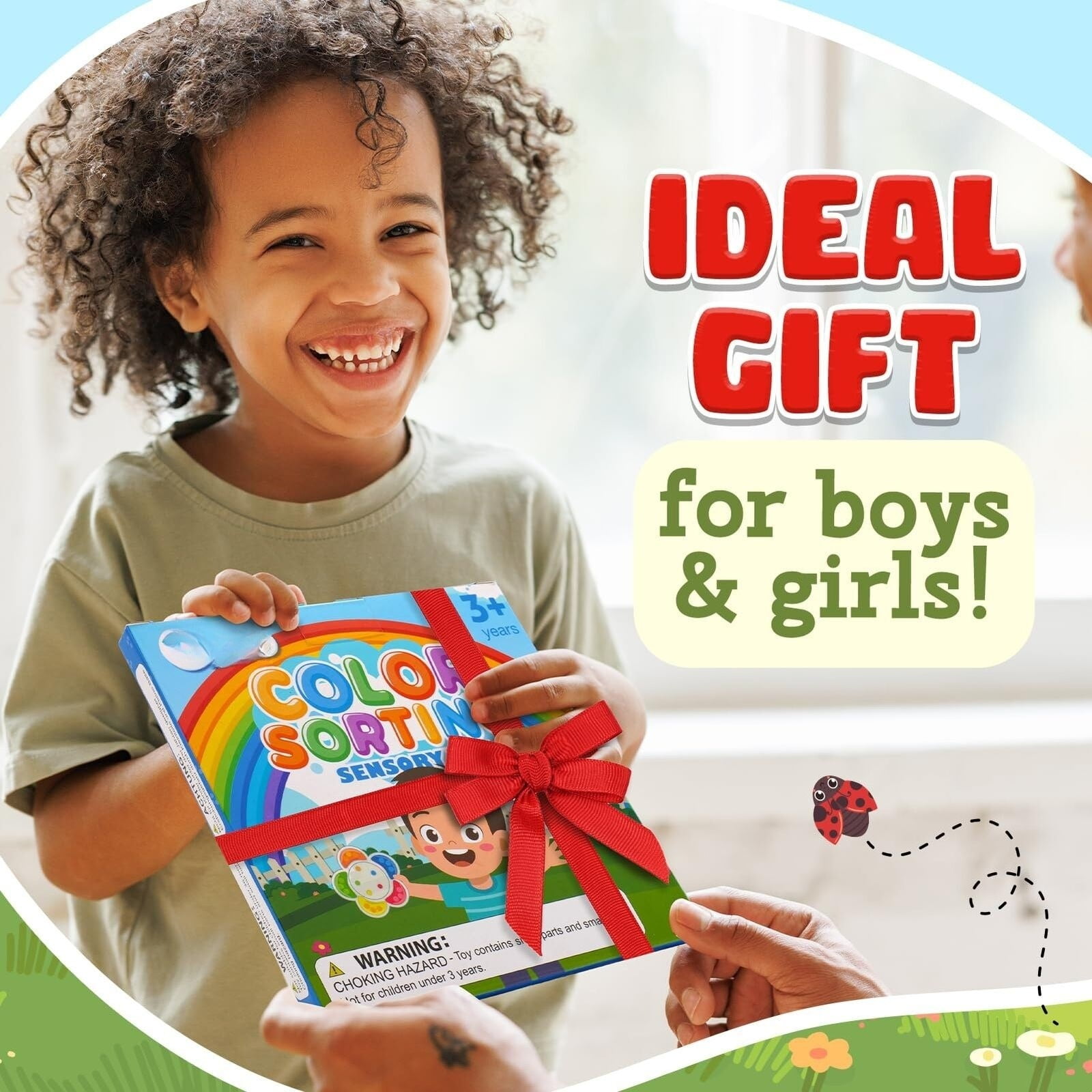 Fine Motor Skills Toys Bee Color Sorting Sensory Toys - Fine Motor ...