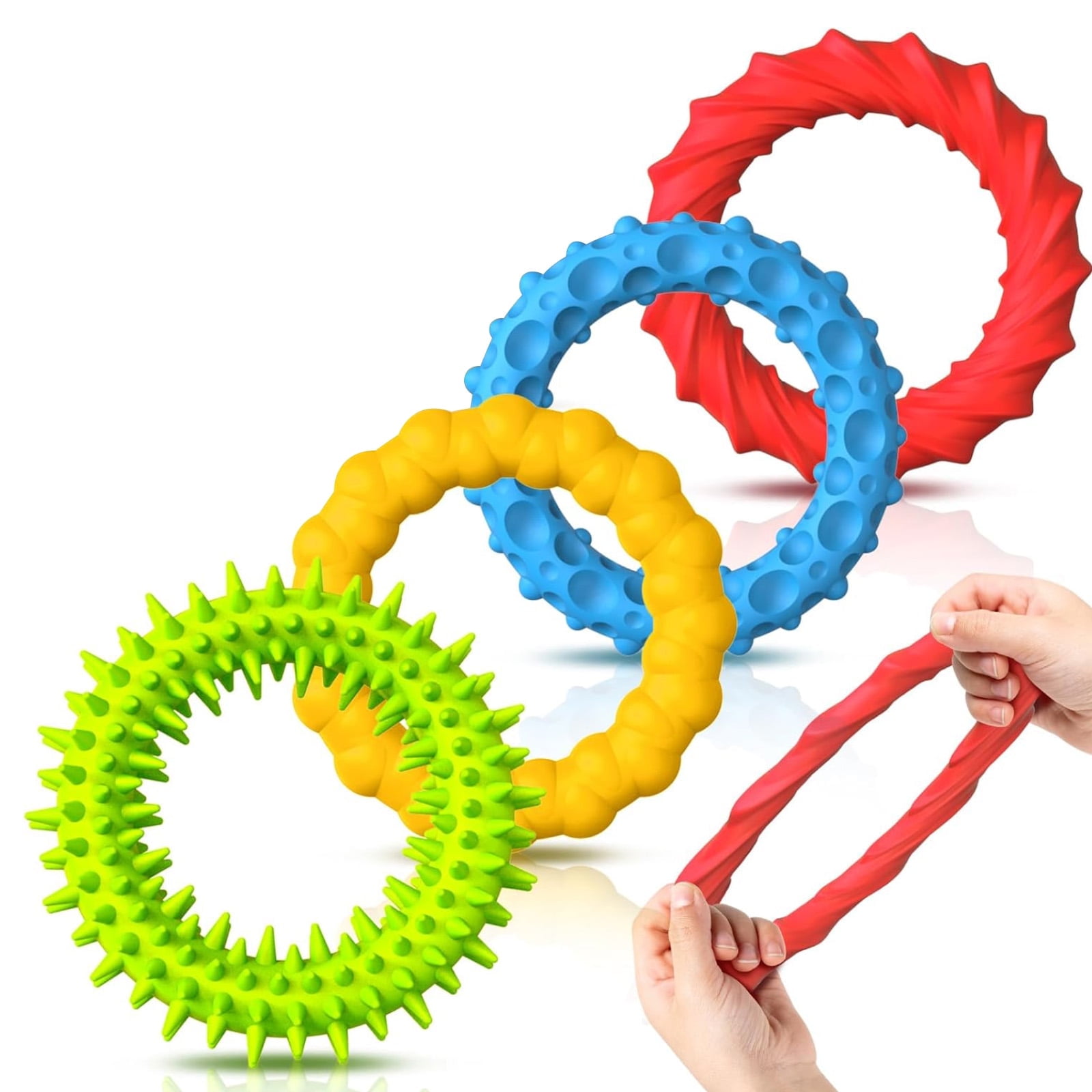 4 Pack Stretchy Fidget Bracelet Toys for Kids Classroom Students Gifts ...