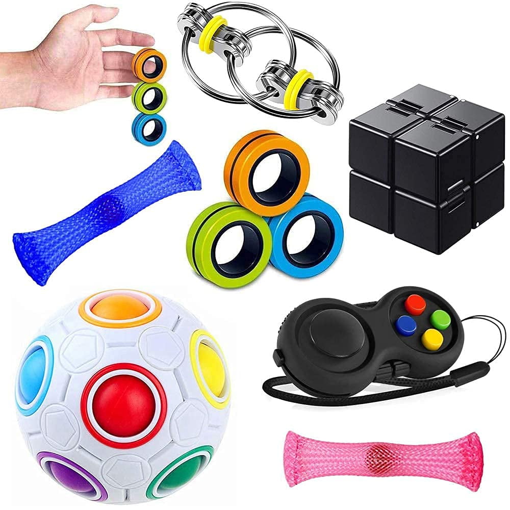 Sensory Fidget Toys Set SSF20 7 Pack. Stress Relieve Anxiety Tools ...