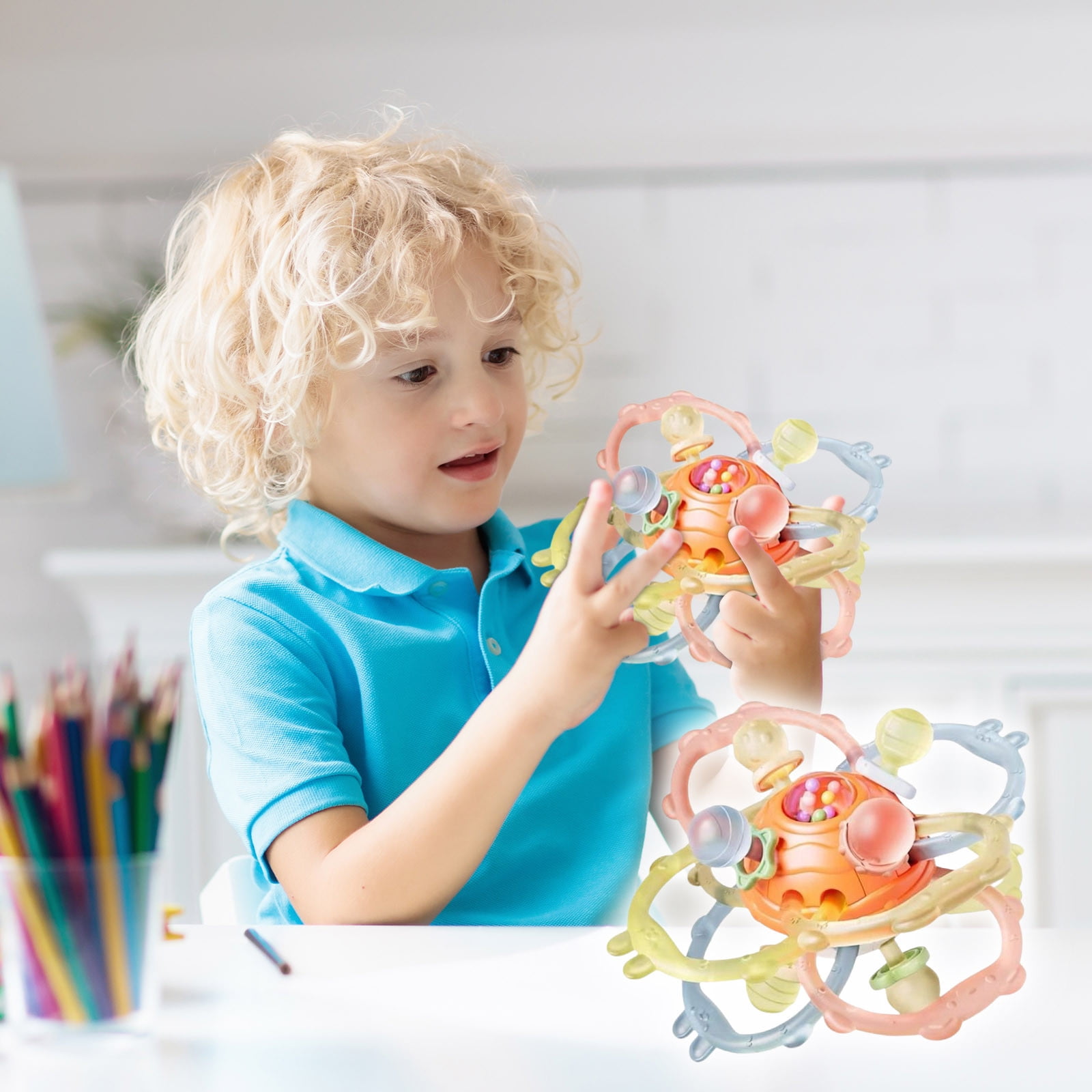 Sensory Grasp Training Teething Toy | Soft Safe Material | Intelligence ...