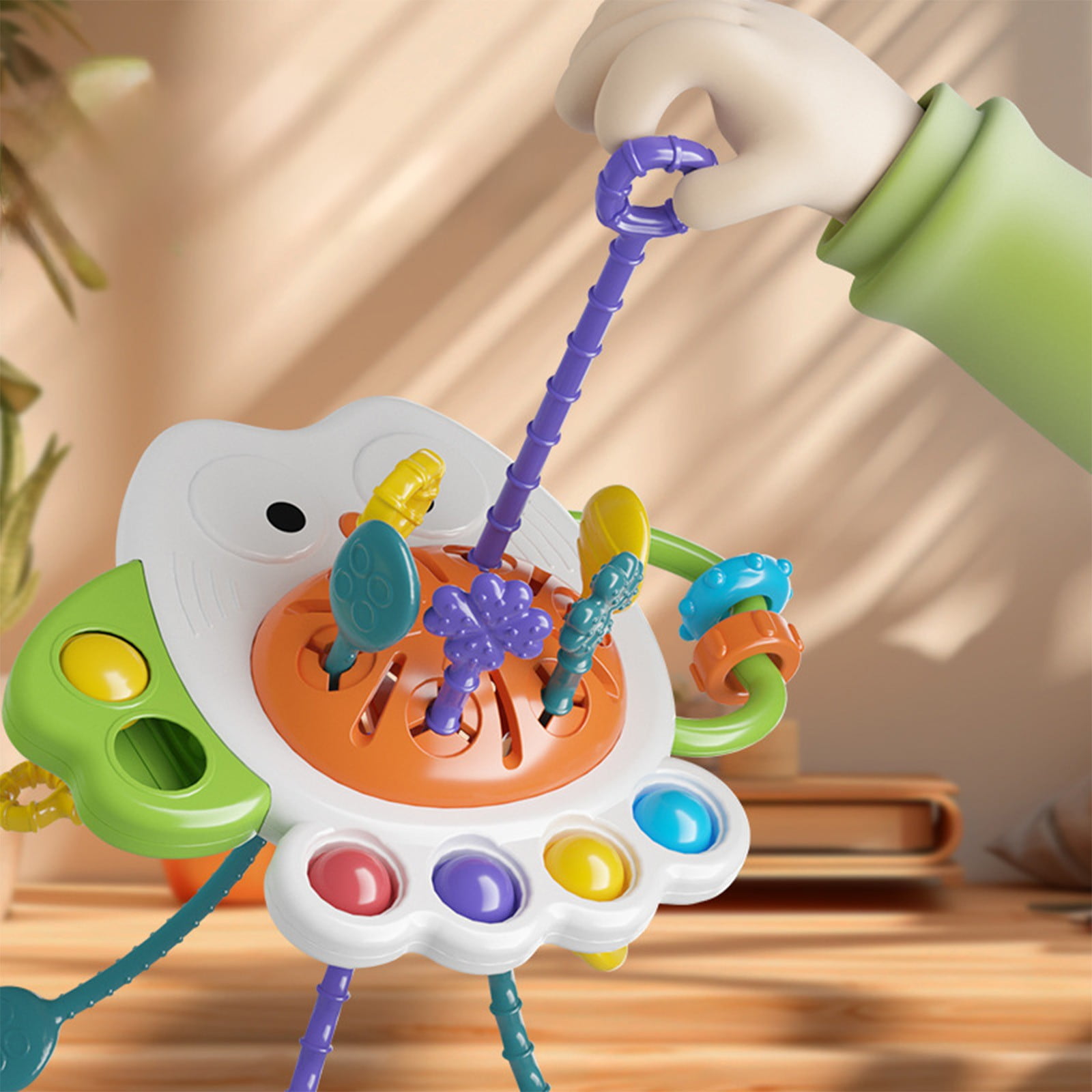 Sensory Grasping Puzzle Toy | Owl Lara Pulling & Tugging Hand Exercise ...