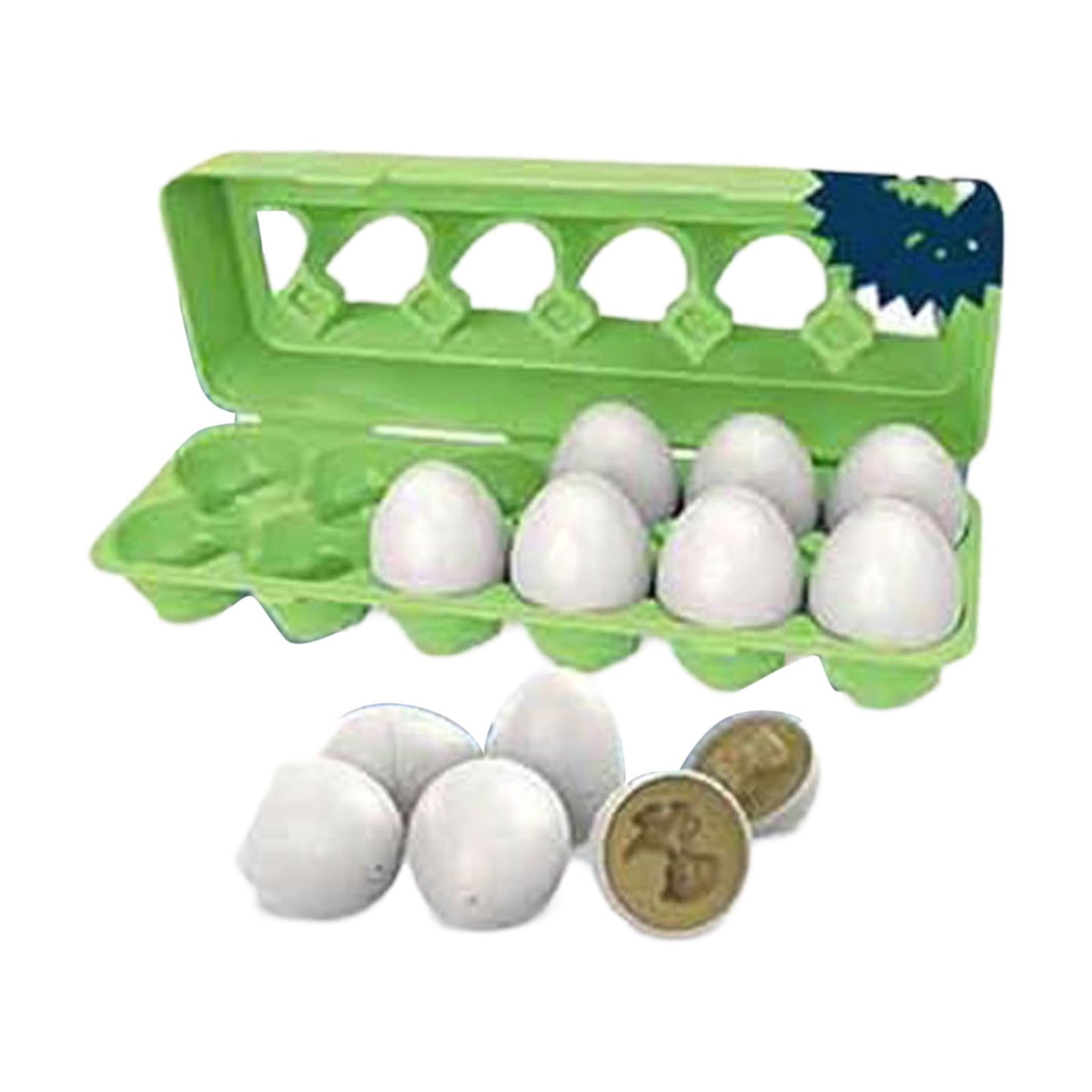 Sensory Matching Egg Toy For Toddlers 1 3 Easter Egg Carton Shape ...