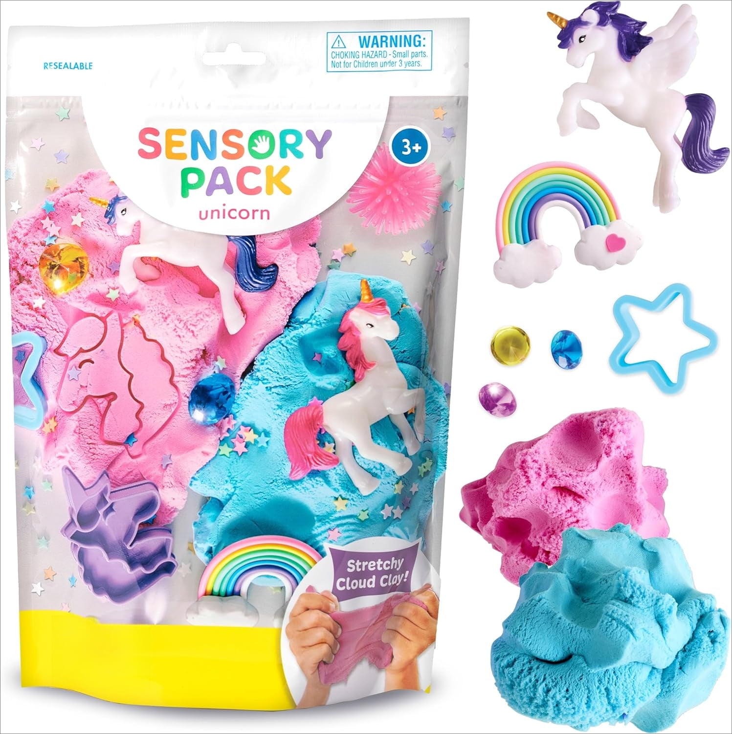 Sensory Pack: Unicorn - Sensory Toys for Toddlers Ages 3-4+, Unicorn ...