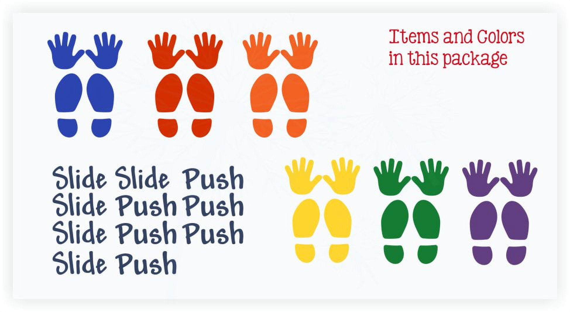 Wall Decor Plus More Kids Play Activity Decal Stickers, Vinyl Sensory ...