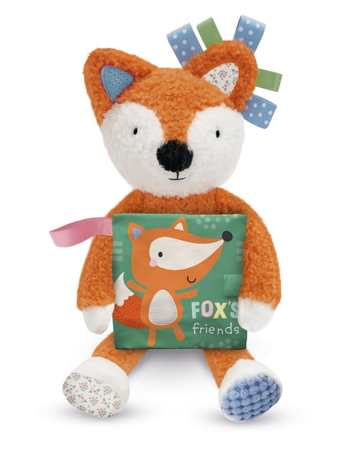 Sensory Snuggables Medium Plush Fox with Cloth Book (Other) - Walmart.com