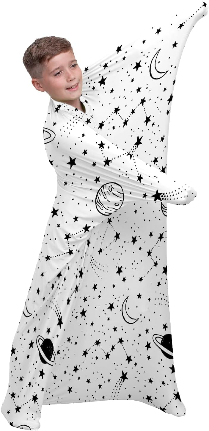 Sensory Sock Body Sock,Medium,6-9 Years, Blue Dinosaur Full Body Sock ...