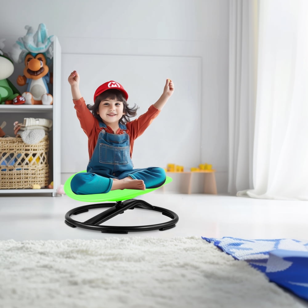Sensory Spin Seat for Toddlers, Wobble Chair with Non-Slip Footing for ...