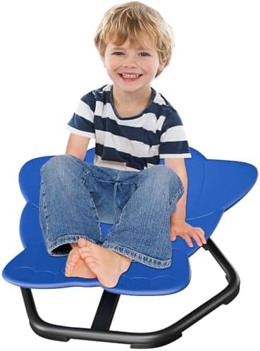 Sensory Spinning Chair for Autistic Kids, Kids Swivel Chair Sensory Sit ...