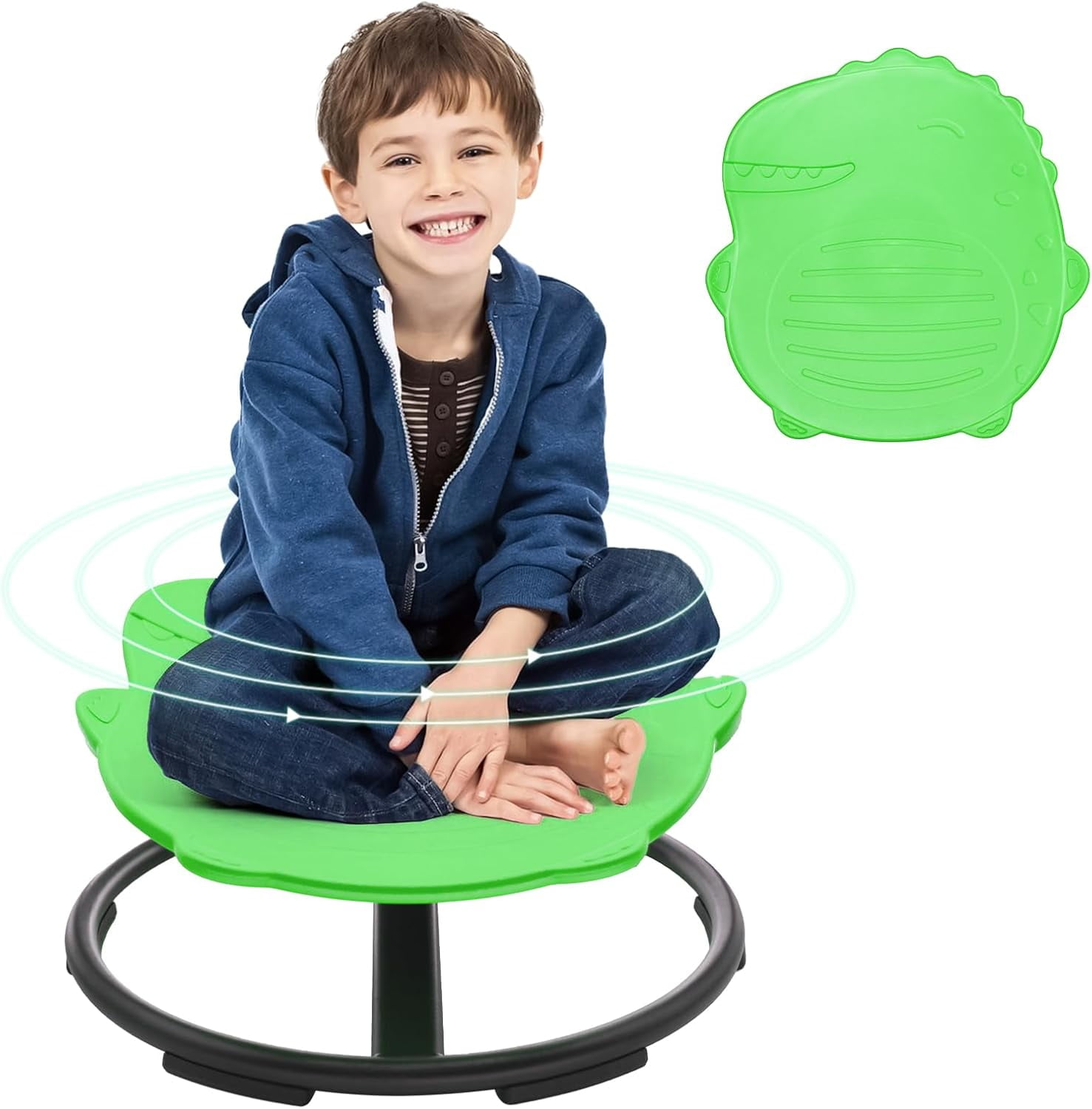 Sensory Spinning Chair for Autistic Kids, Swivel Chair with Non-Slip ...