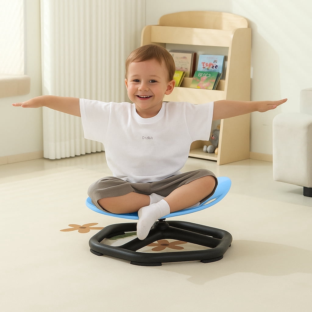 Sensory Spinning Chair for Kids, Glow-in-The-Dark Elephant Autism ...