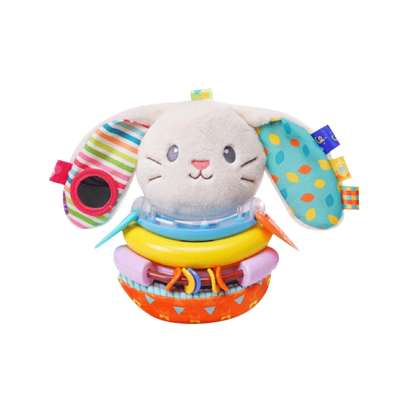 Sensory Stacking Rings - 5 Multi-Function Toys and Wobble Base ...