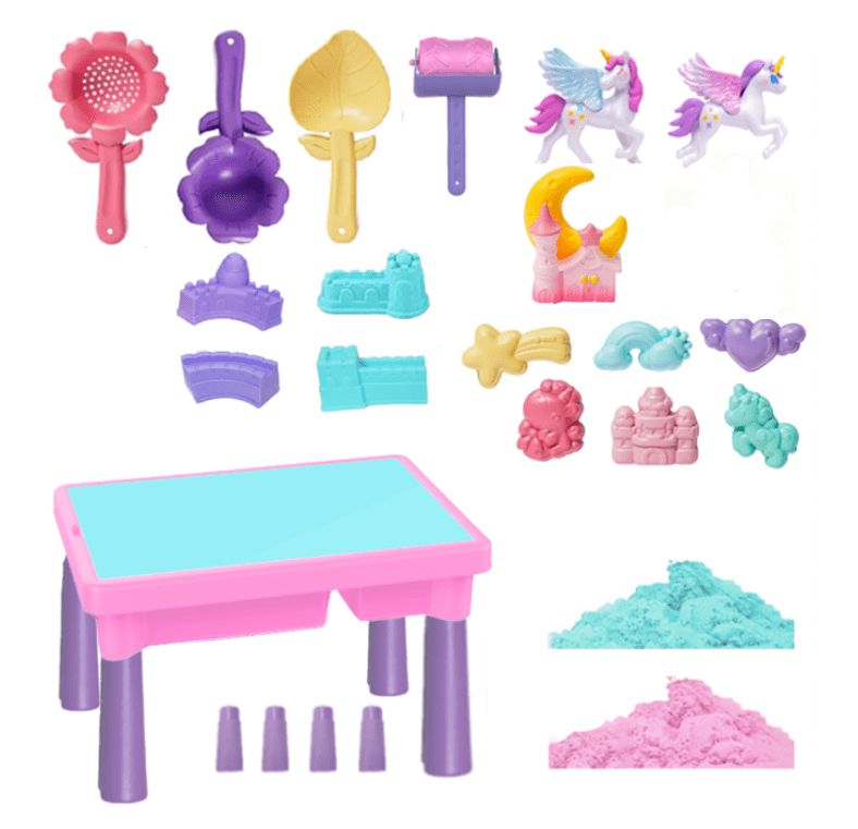 Sensory Table with Sands, Sand Table and Water Play Table Beach Toy for ...