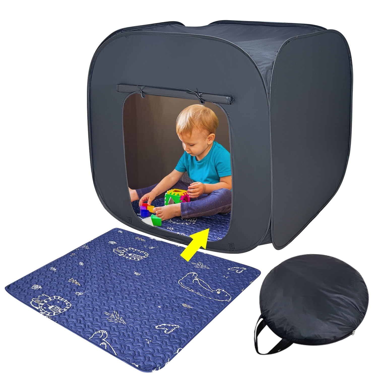 Sensory Tent for Kids Autistic Autism Calming Corner Room SPD Anxiety ...