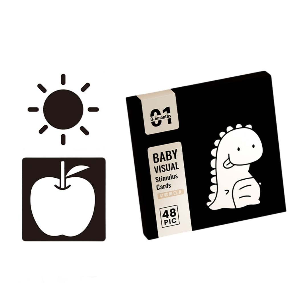 Sensory Toy High Contrast Flashcards Sensory Cards Black and White ...
