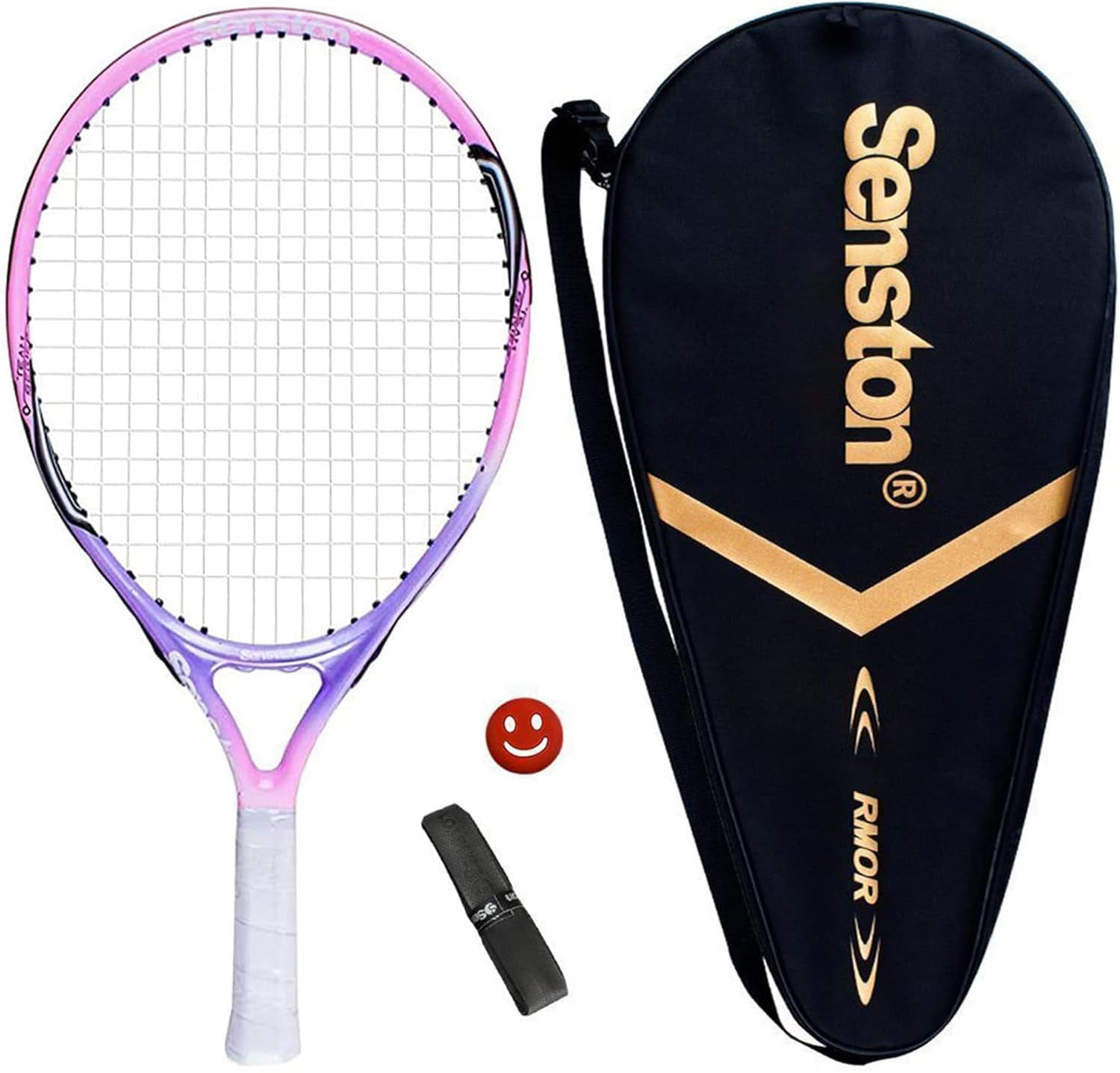 Senston 19"Kids Junior Tennis Racquet for Kids Children Boys Girls ...
