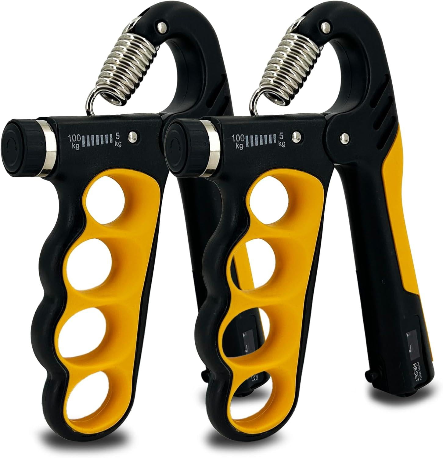 Senston Grip Strength Trainer 2 Pack - Adjustable 11-220Lbs (5-100KG ...
