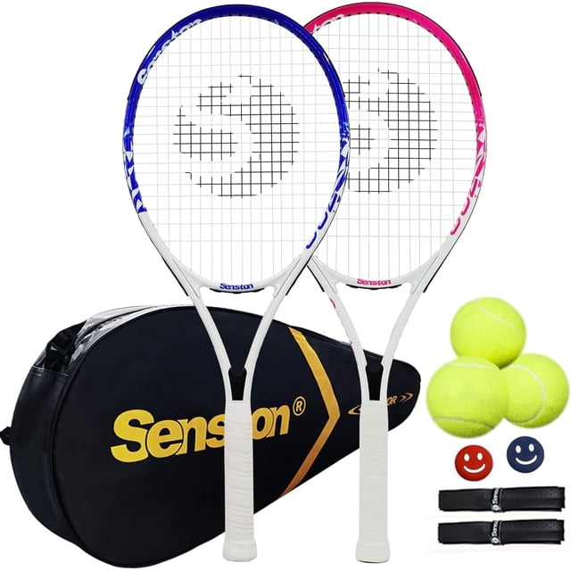 Senston 27 inch Tennis Rackets for Beginner to Advanced Players - 2 ...