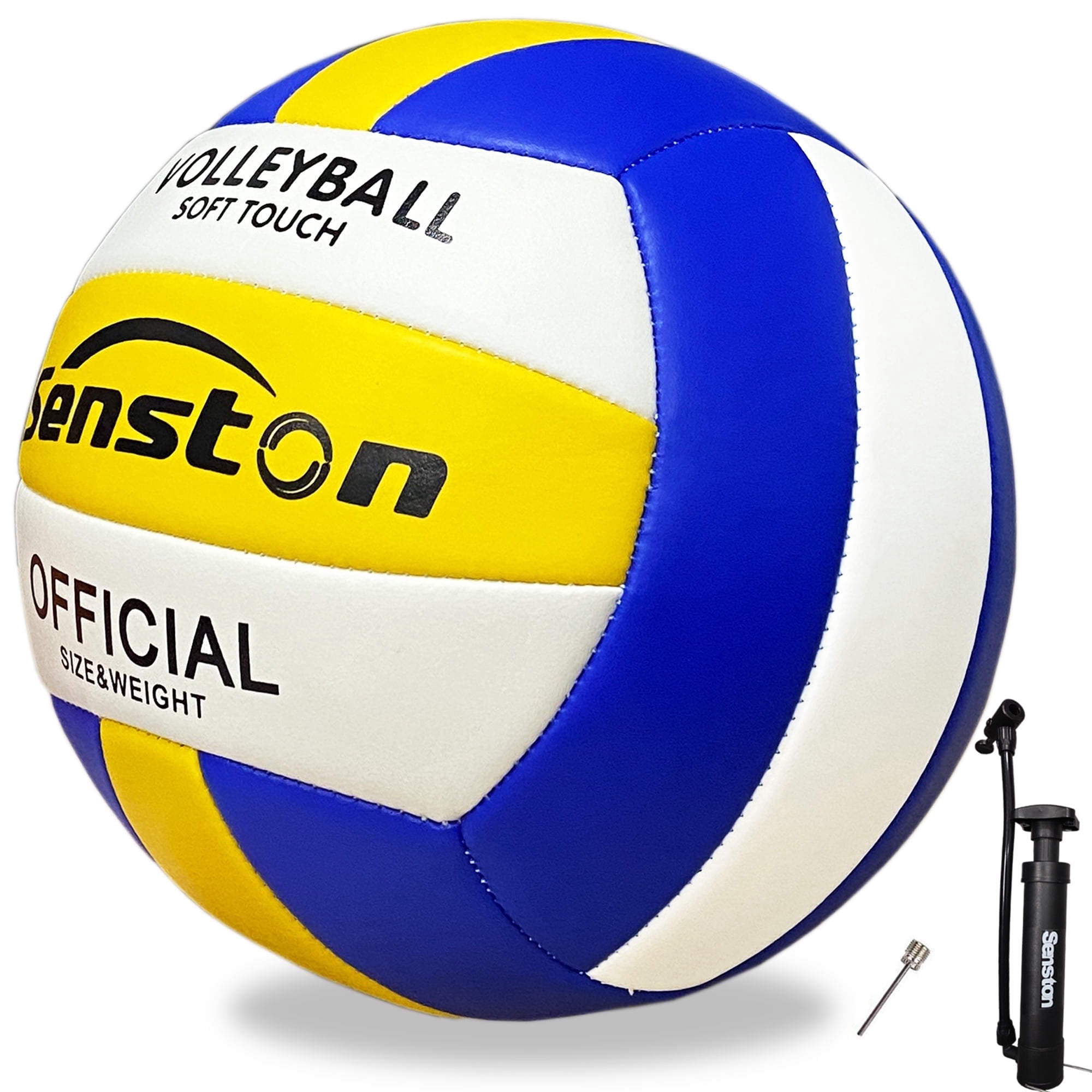 Senston Volleyball, Official Size 5, Soft Touche Indoor Outdoor Beach ...