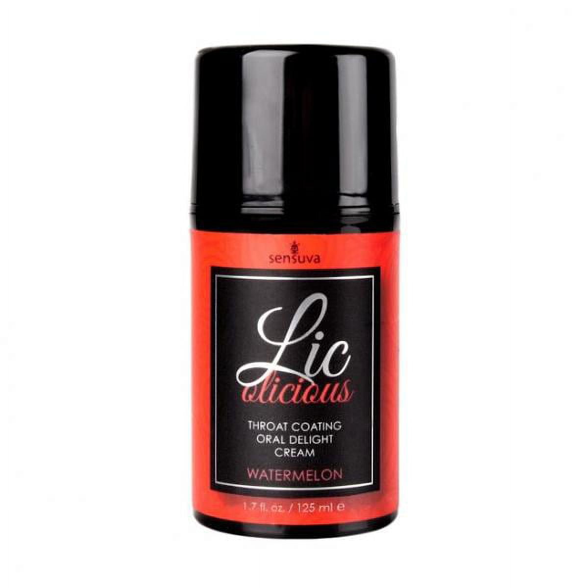 Sensuva Lic-o-licious Throat Coating Oral Delight Cream, Watermelon, 1. ...