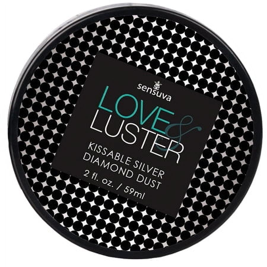 Sensuva Love & Luster Edible Kissable Diamond Dust Powder - 2 oz Jar ...