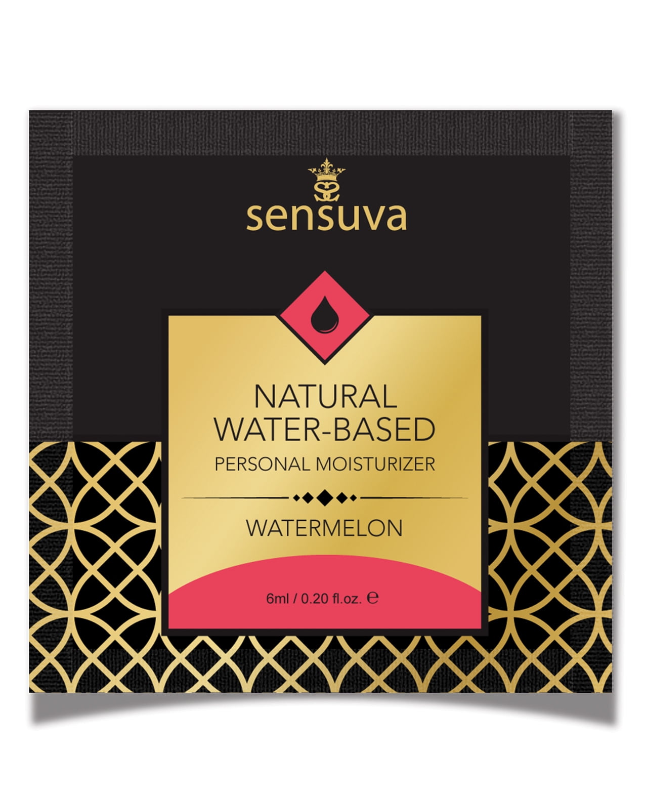 Sensuva Natural Water Based Personal Moisturizer Single Use Packet - 6 ...
