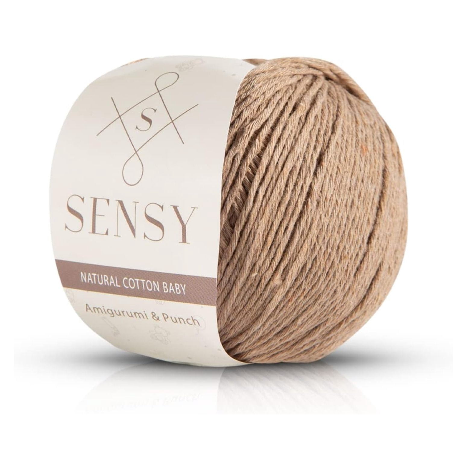 Sensy 100% Soft Cotton Yarn for Amigurumi Knitting and Crochet, Macrame ...