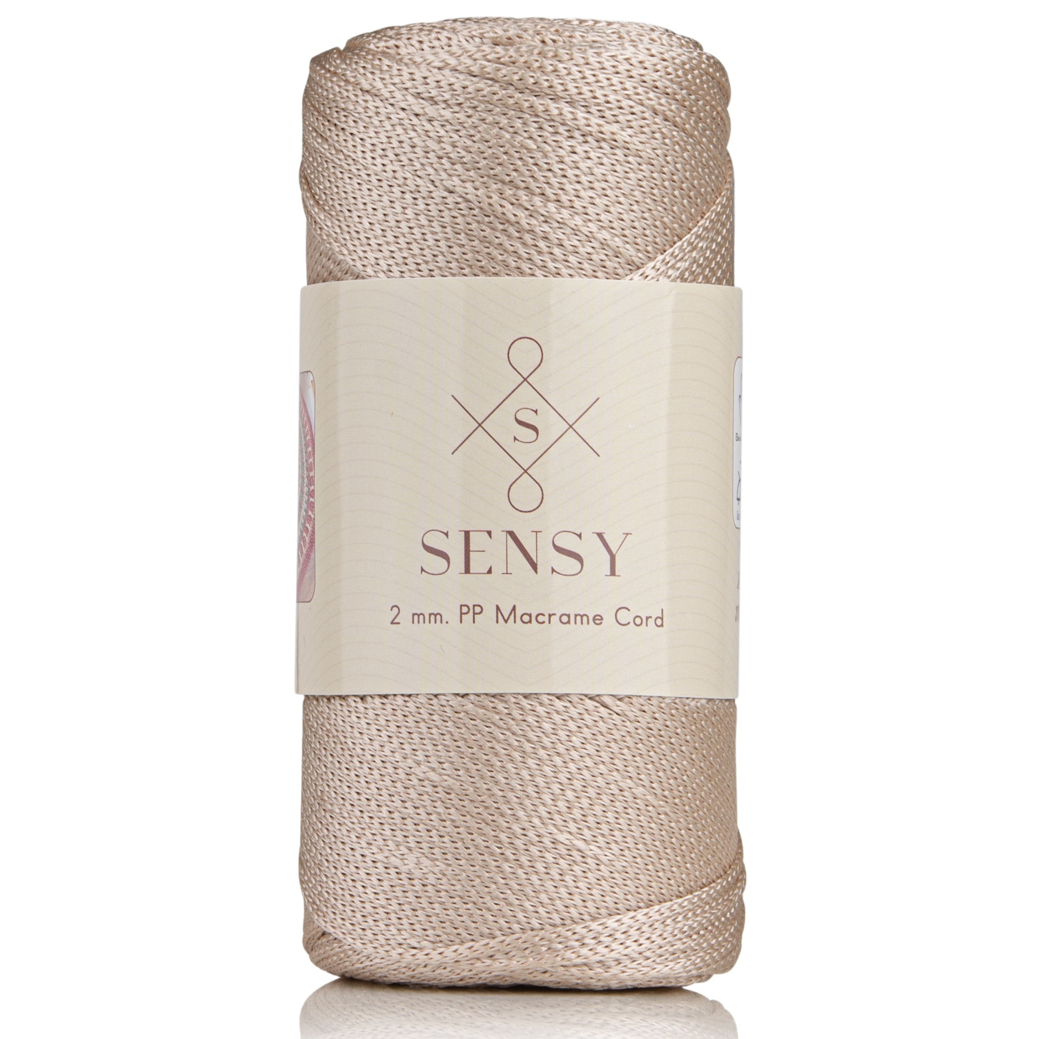 Sensy Premium 2mm 251 Yards Polyester Rope 100% Polypropylene Cord ...