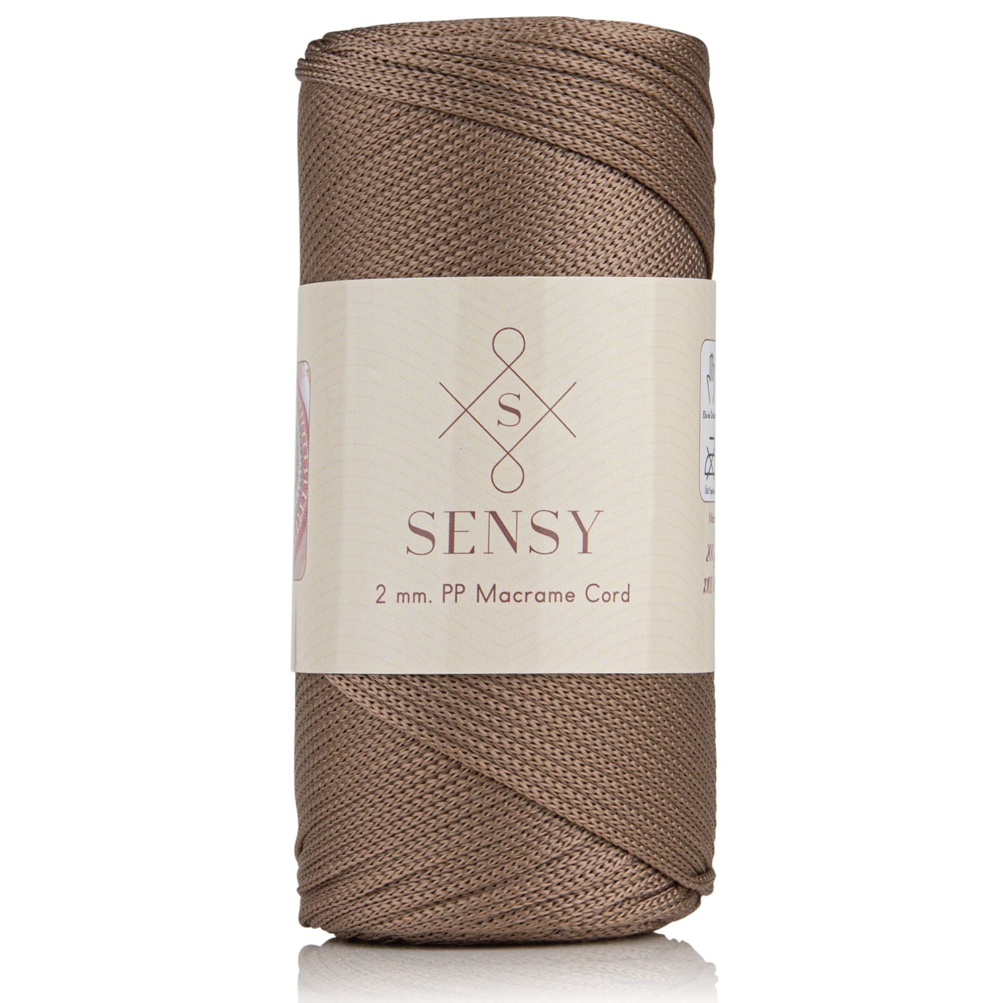 Sensy Premium 2mm 251 Yards Polyester Rope 100% Polypropylene Cord ...