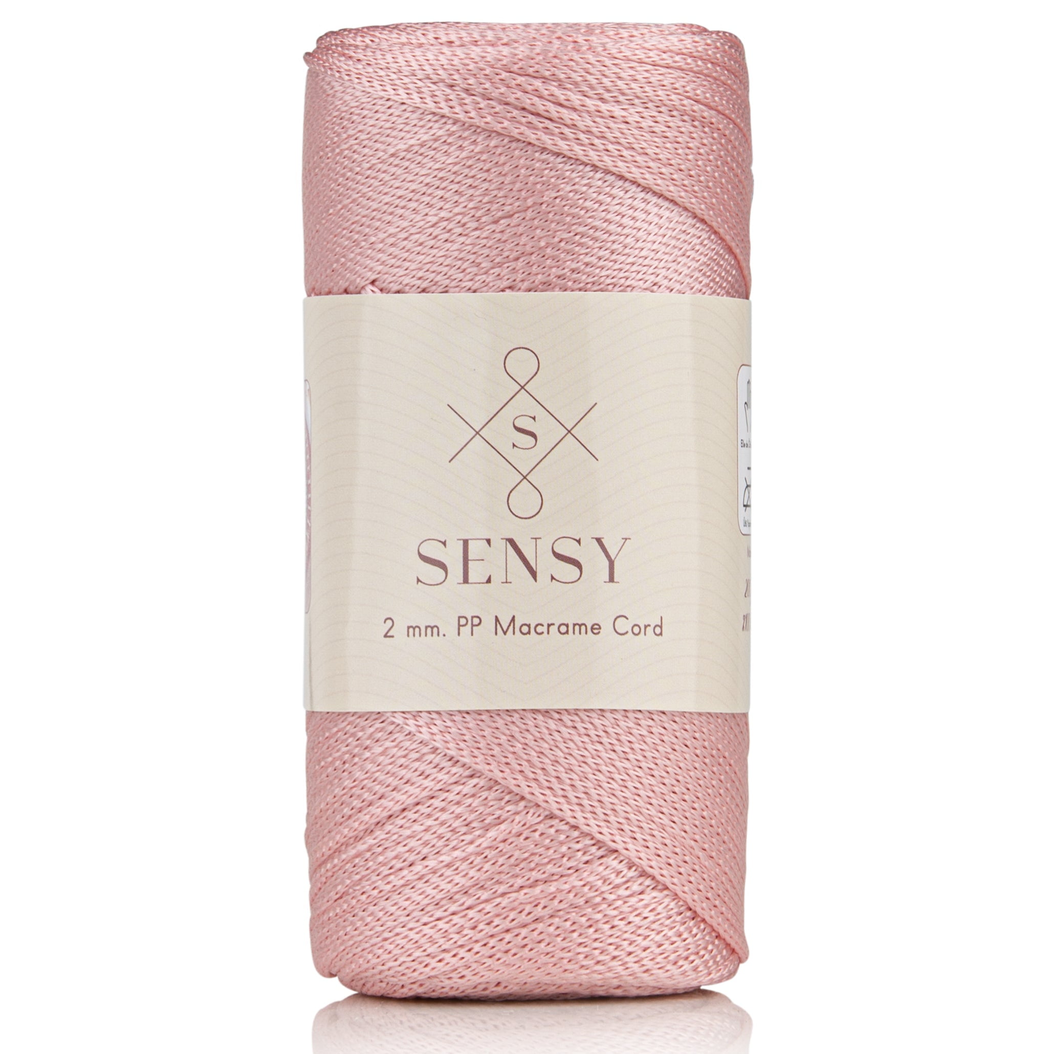 Sensy Premium 2mm 251 Yards Polyester Rope 100% Polypropylene Cord ...
