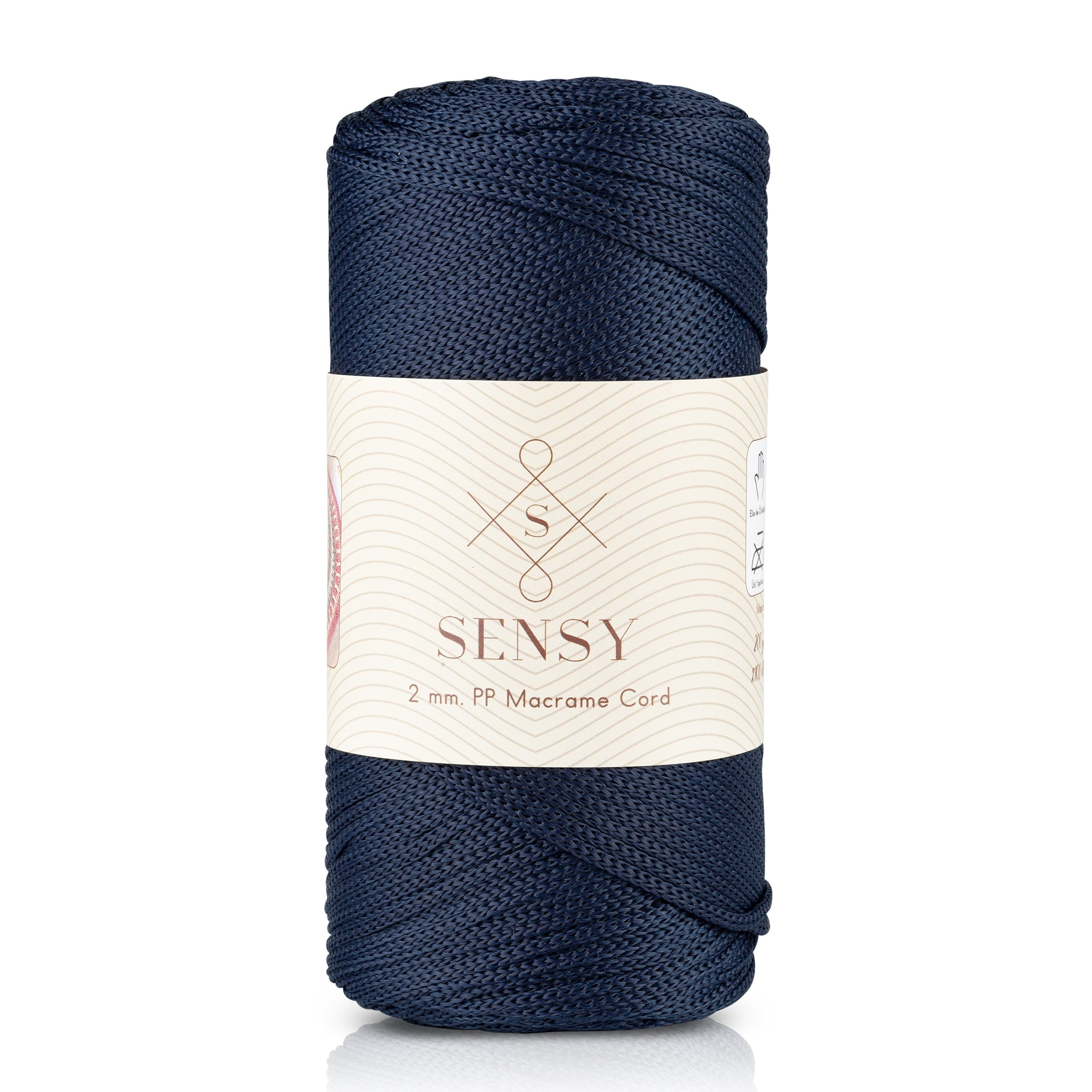 Sensy Premium 2mm 251 Yards Polyester Rope 100% Polypropylene Cord ...