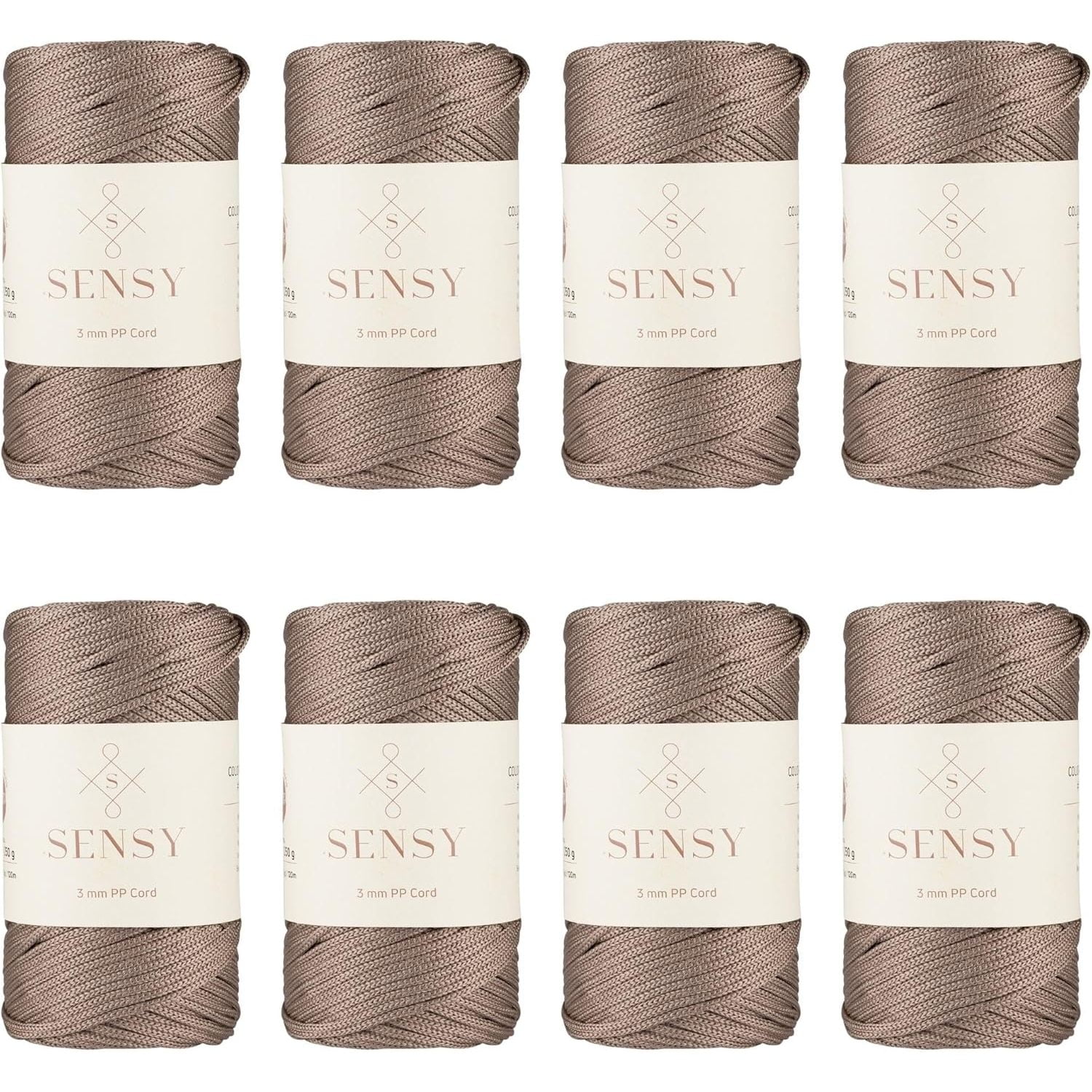 Sensy Premium 3mm 131 Yards Polyester Rope 100% Polypropylene Cord ...