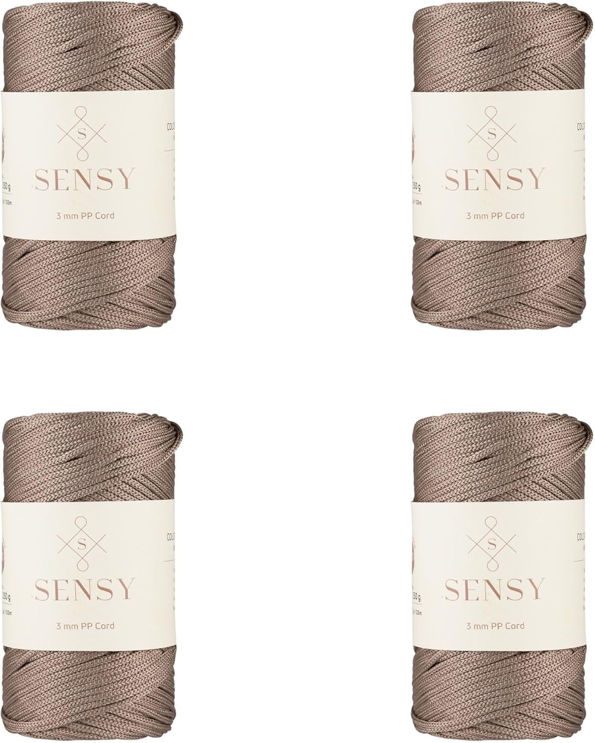 Sensy Premium 3mm 131 Yards Polyester Rope 100% Polypropylene Cord ...