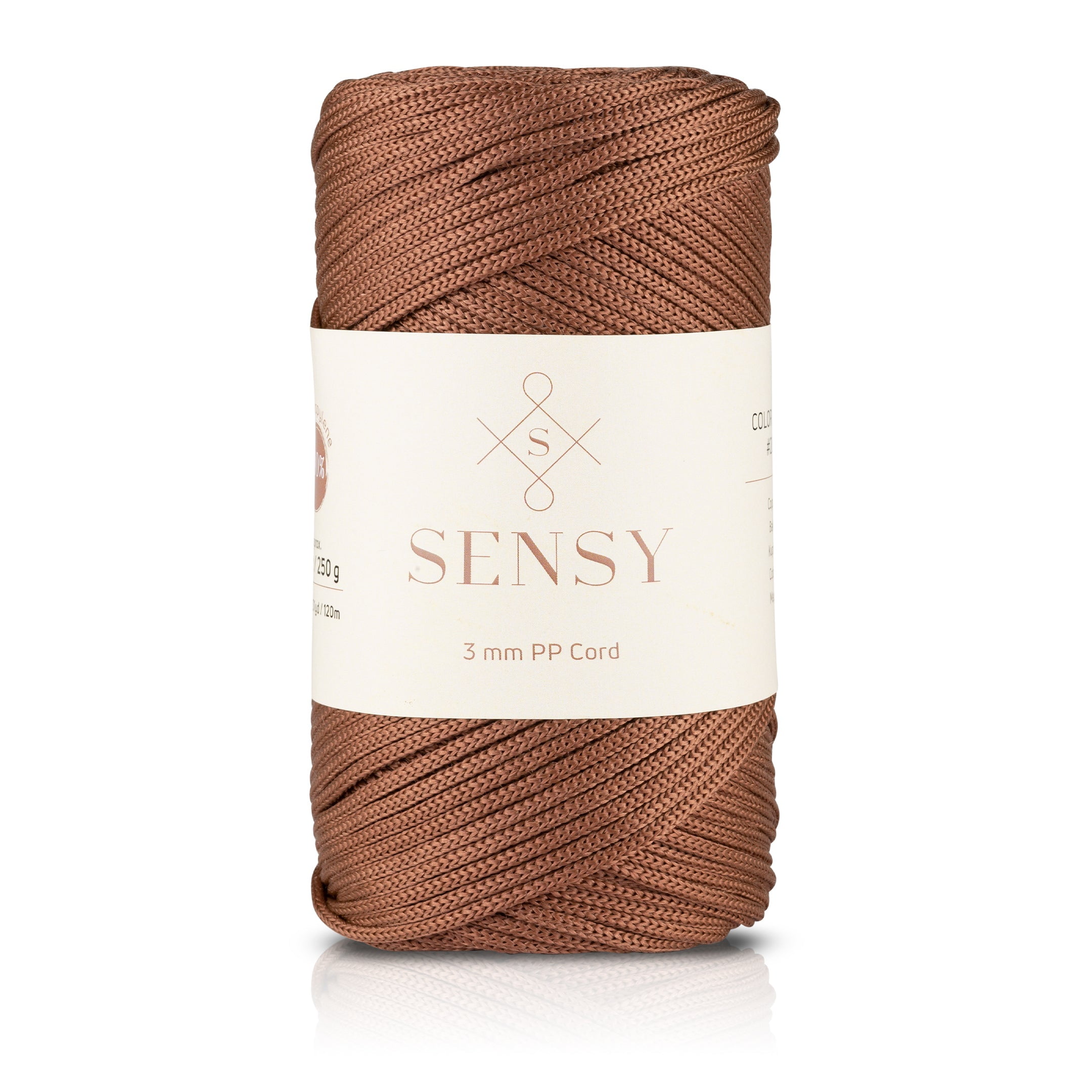 Sensy Premium 3mm 131 Yards Polyester Rope 100% Polypropylene Cord ...