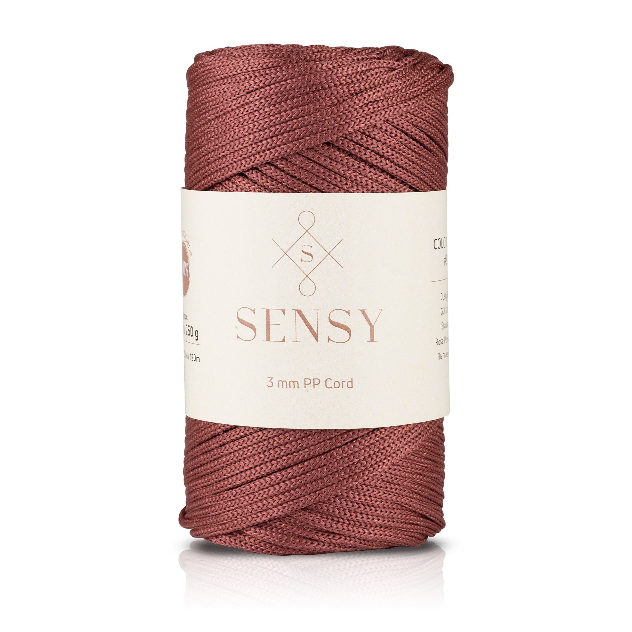 Sensy Premium 3mm 131 Yards Polyester Rope 100% Polypropylene Cord ...