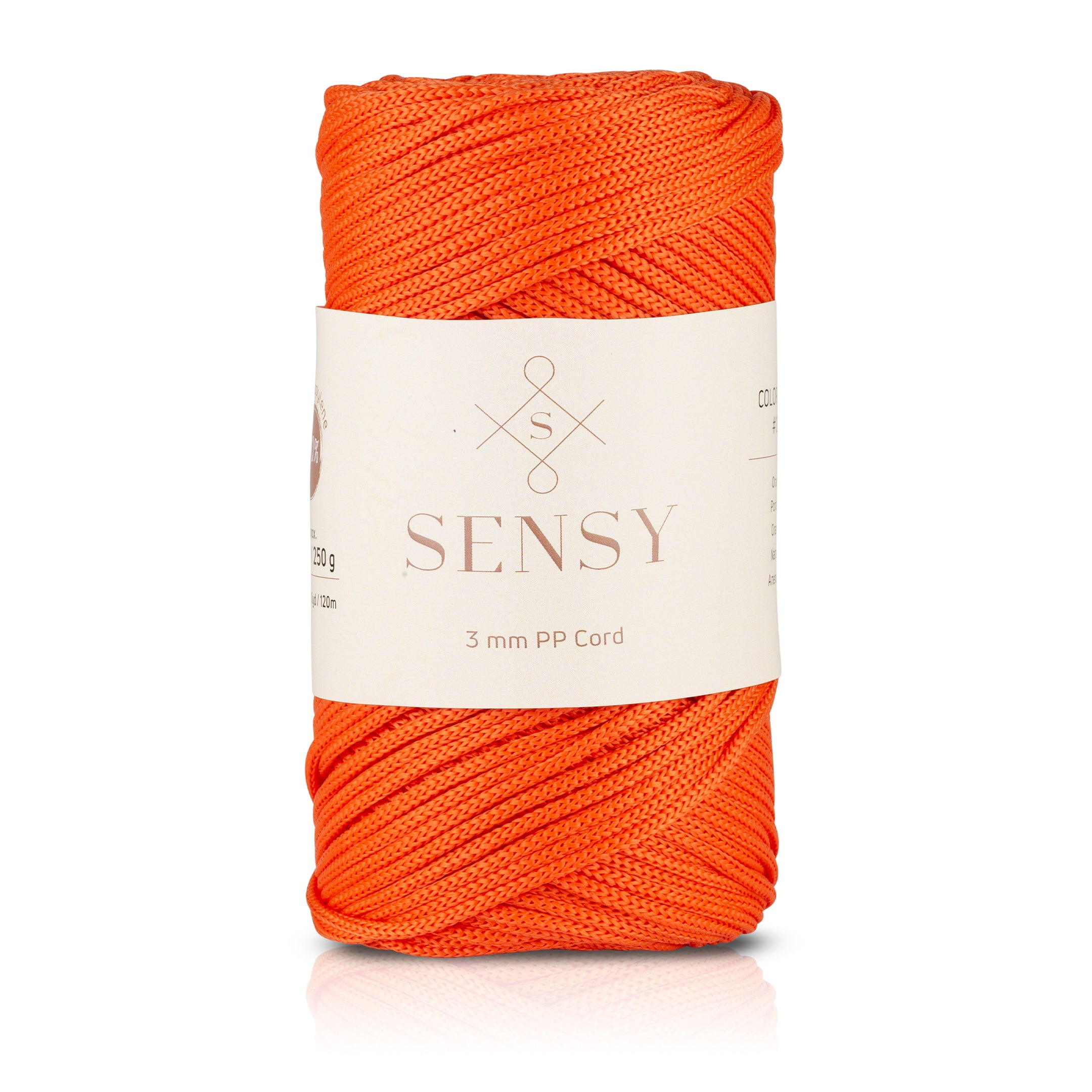 Sensy Premium 3mm 131 Yards Polyester Rope 100% Polypropylene Cord ...