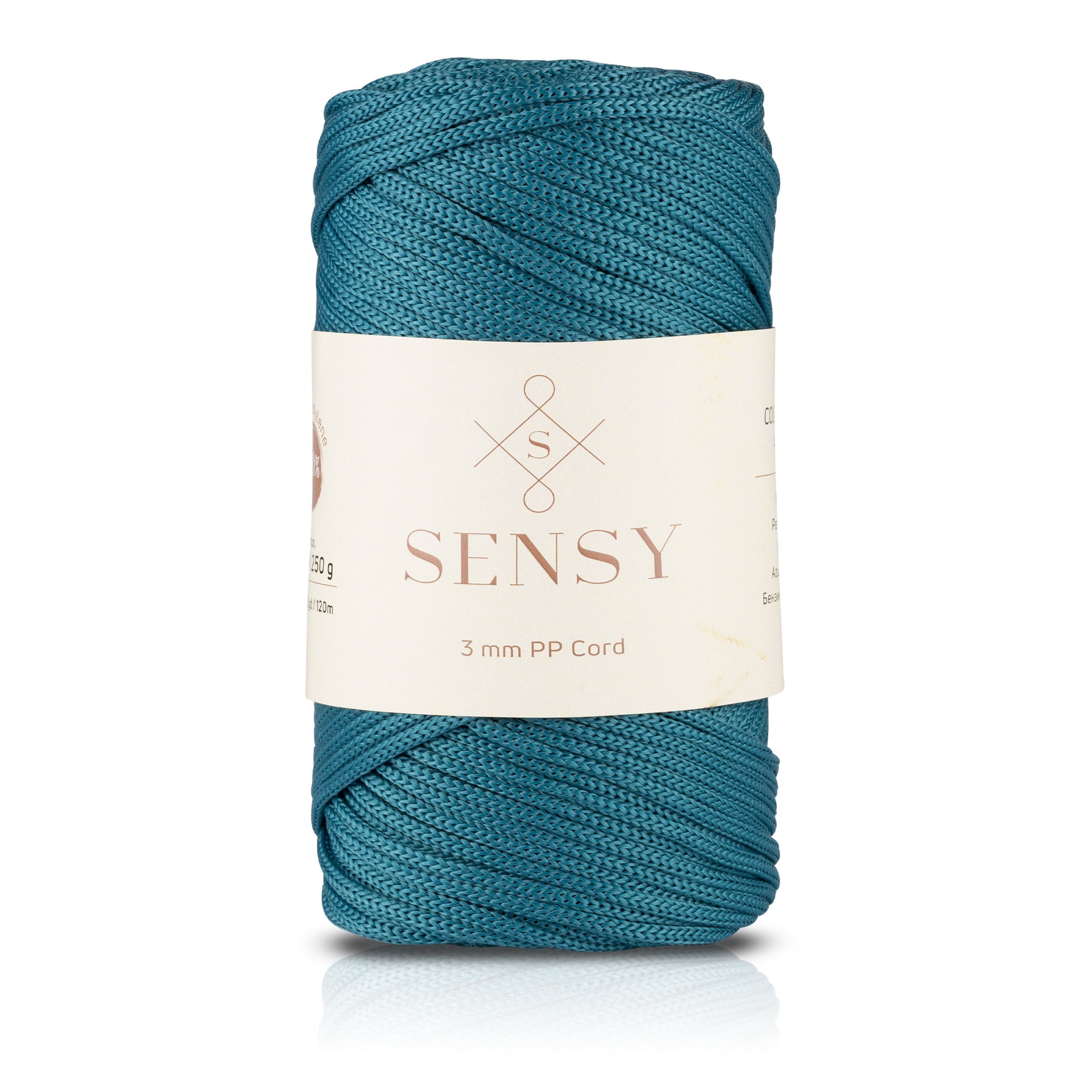 Sensy Premium 3mm 131 Yards Polyester Macrame Cord for Crochet ...