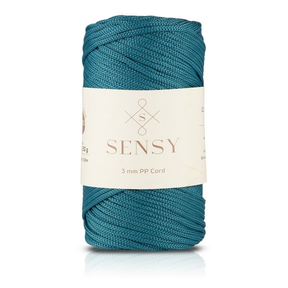 2 Skeins of Sensy Premium 2mm 251 Yards Polyester Rope 100% ...