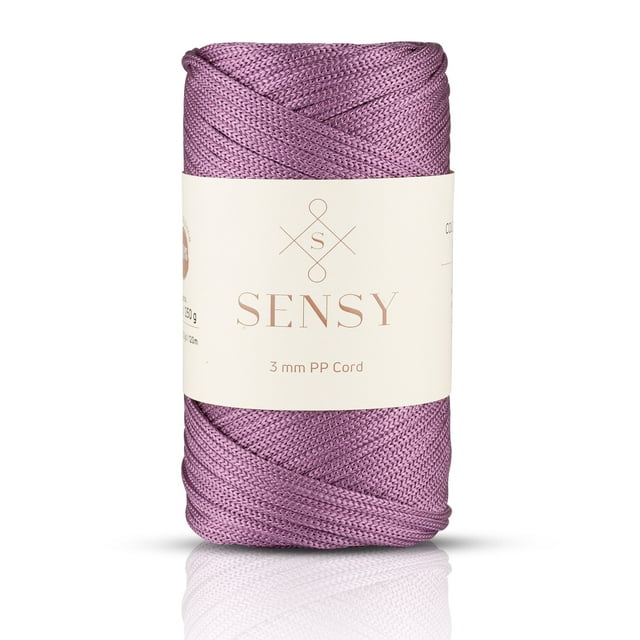 Sensy Premium 3mm 131 Yards Polyester Rope 100% Polypropylene Cord ...